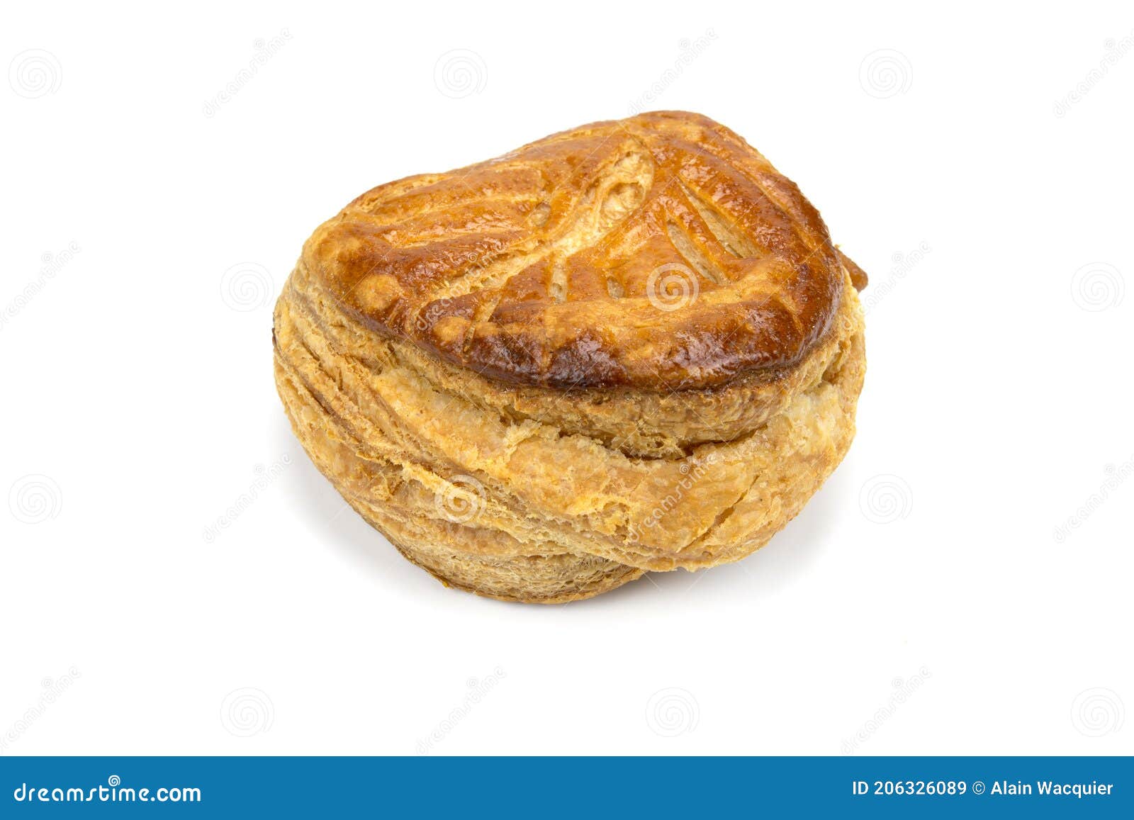 Apple Turnover on a White Background Stock Image - Image of applesauce ...