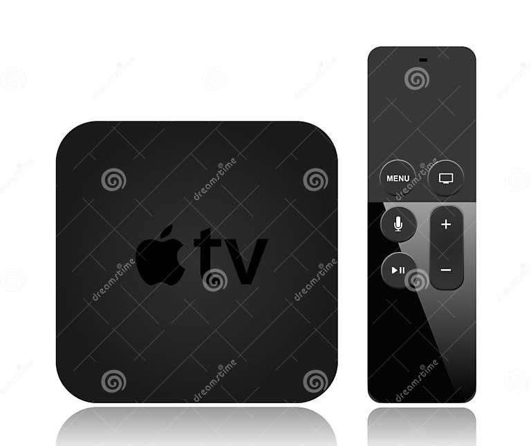 Apple TV editorial image. Illustration of black, control - 59259720