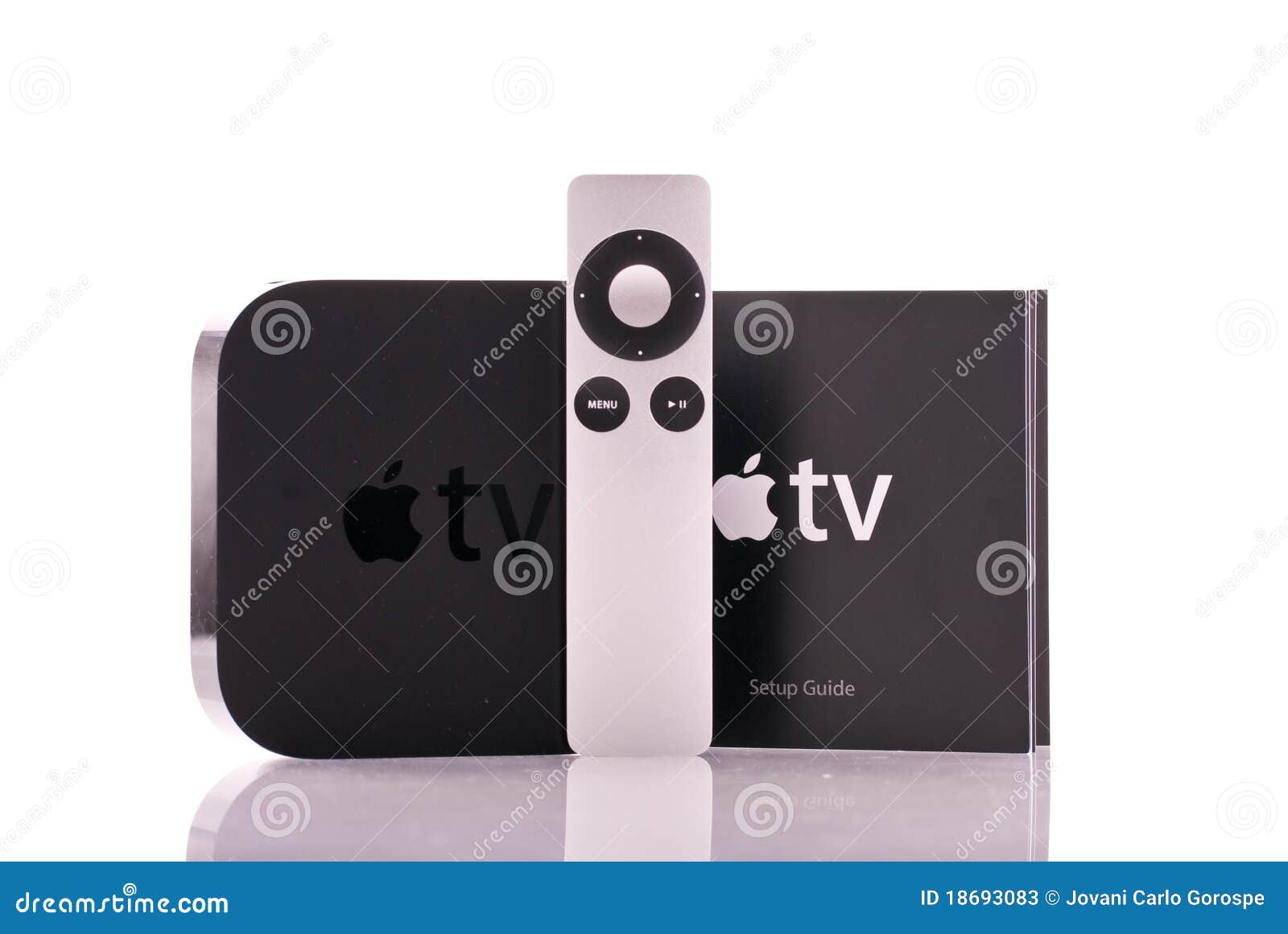 Apple TV Remote Control editorial stock photo. Image of advancement ...