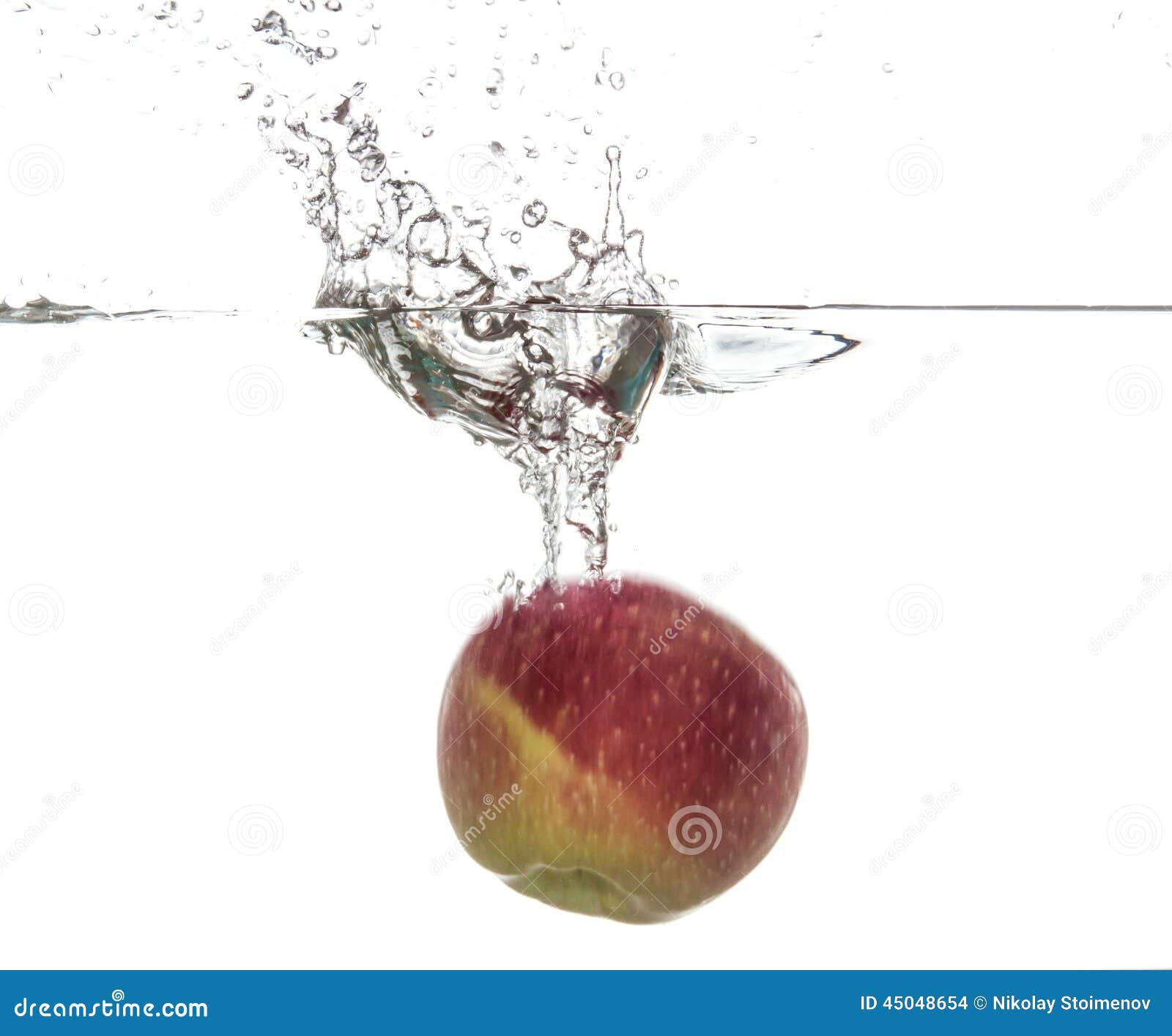 Apple underwater stock photo. Image of splashing, splash - 45048654
