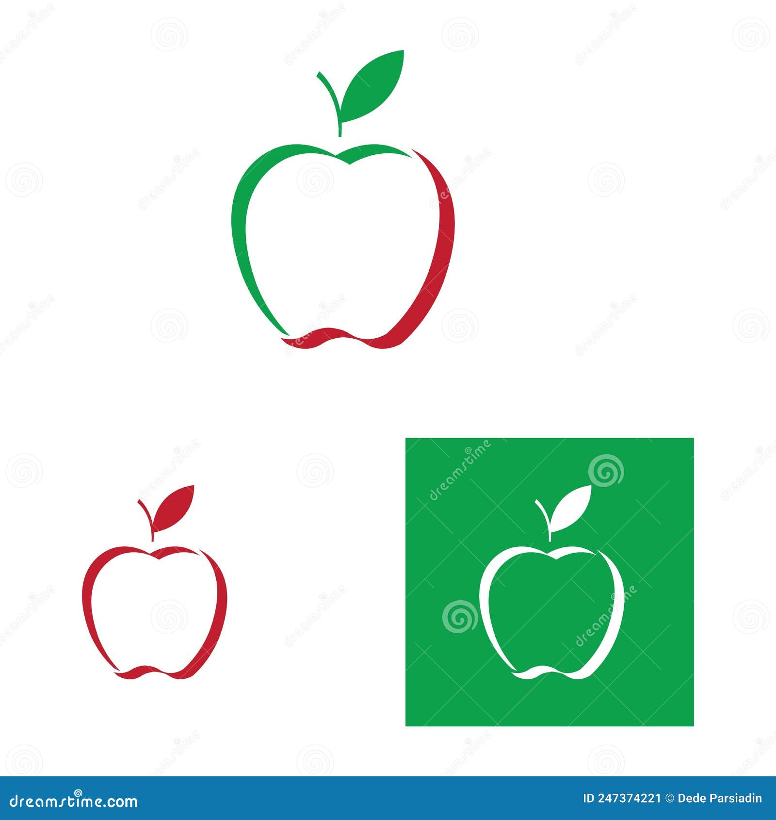 Apple2 stock vector. Illustration of cute, fresh, icon - 247374221