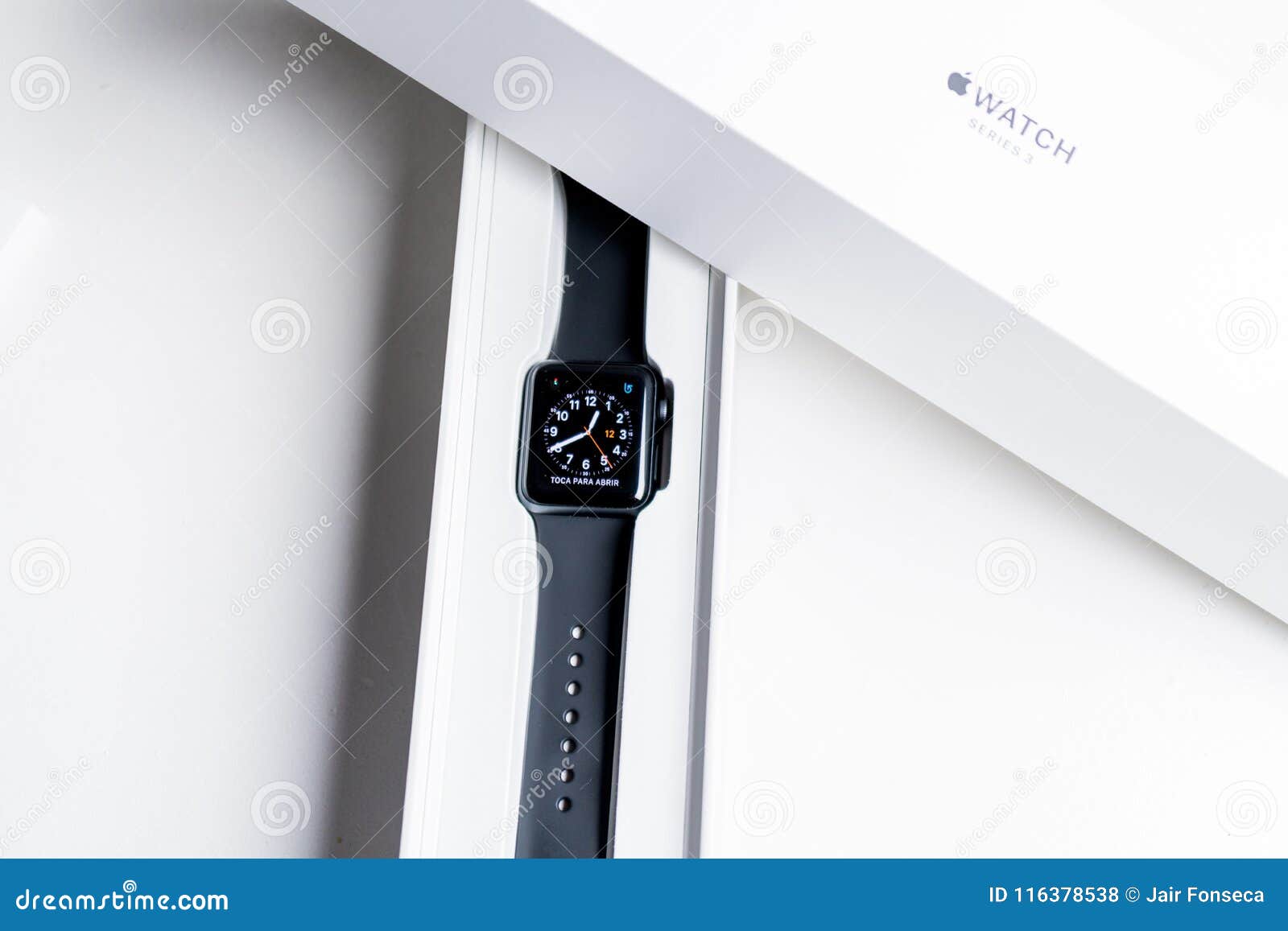 Apple Watch in the Box editorial stock photo. Image of smart - 116378538