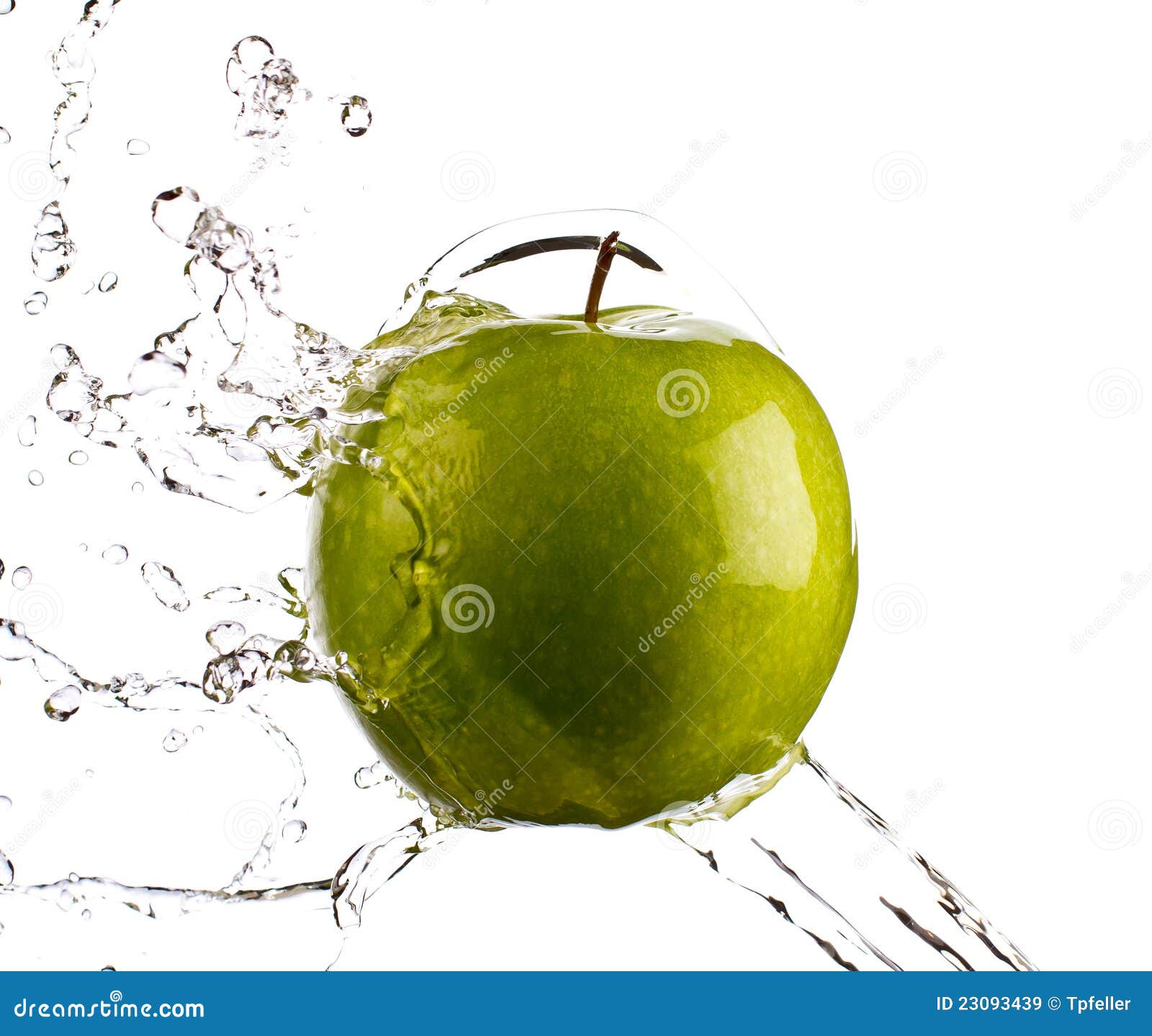 Apple water splash stock image. Image of modern, eating - 23093439