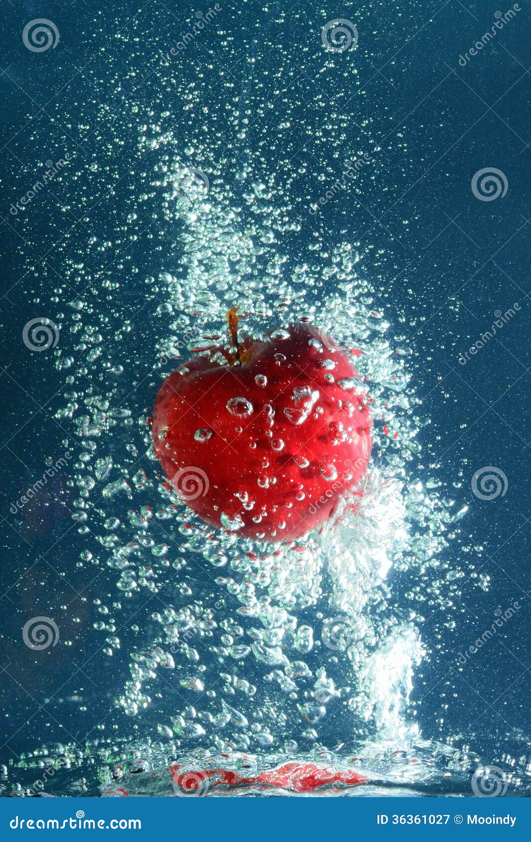 Apple with water splash stock image. Image of drink, clean - 36361027