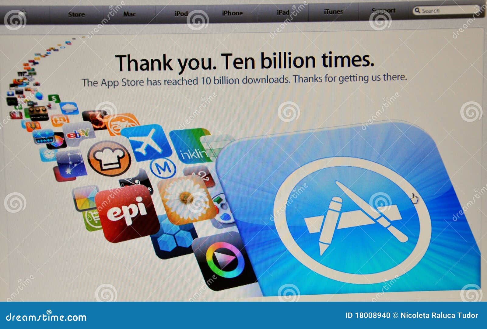 Apple website editorial image. Image of entrance, connect - 18008940