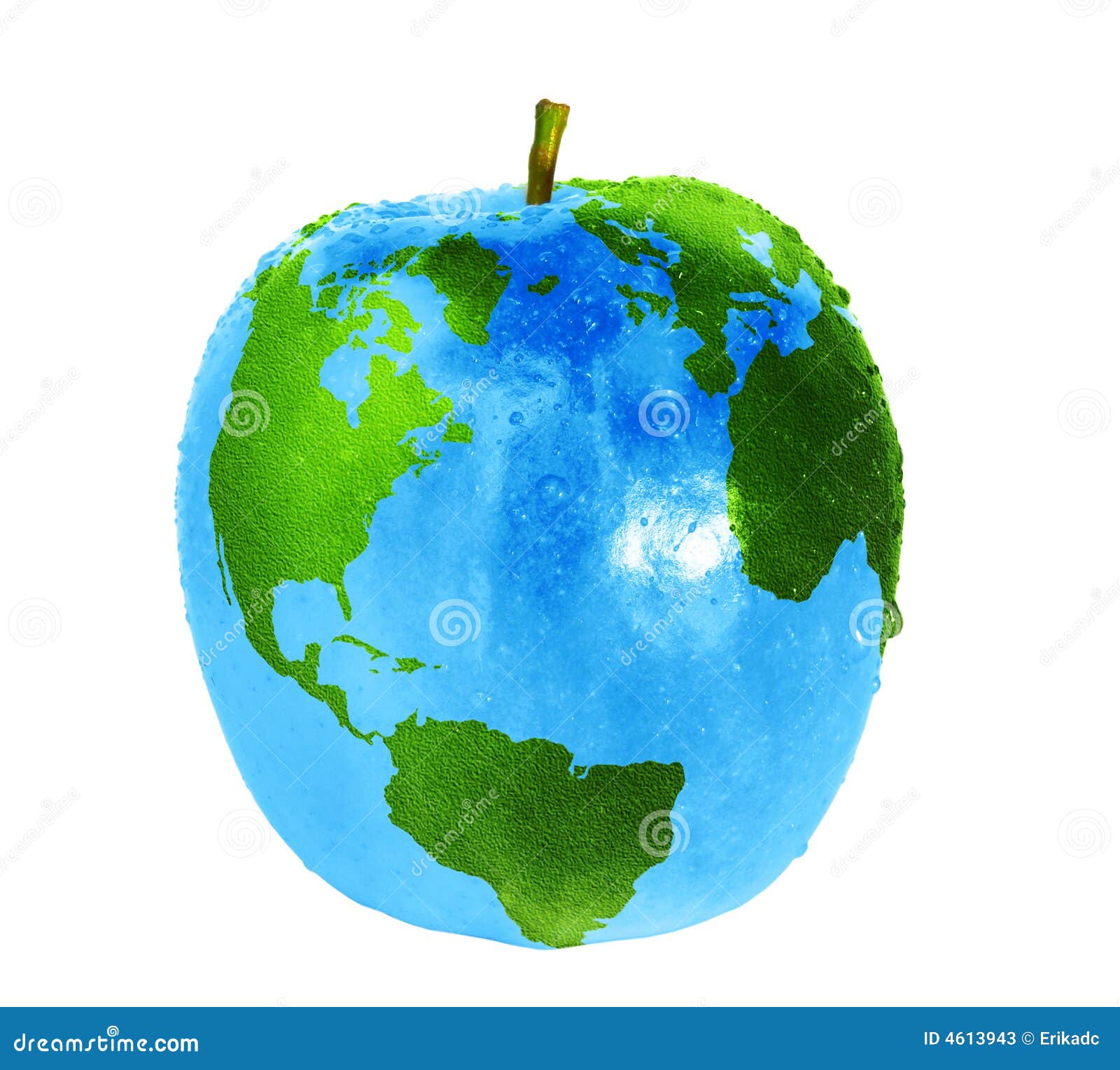 Apple world stock illustration. Illustration of isolated - 4613943
