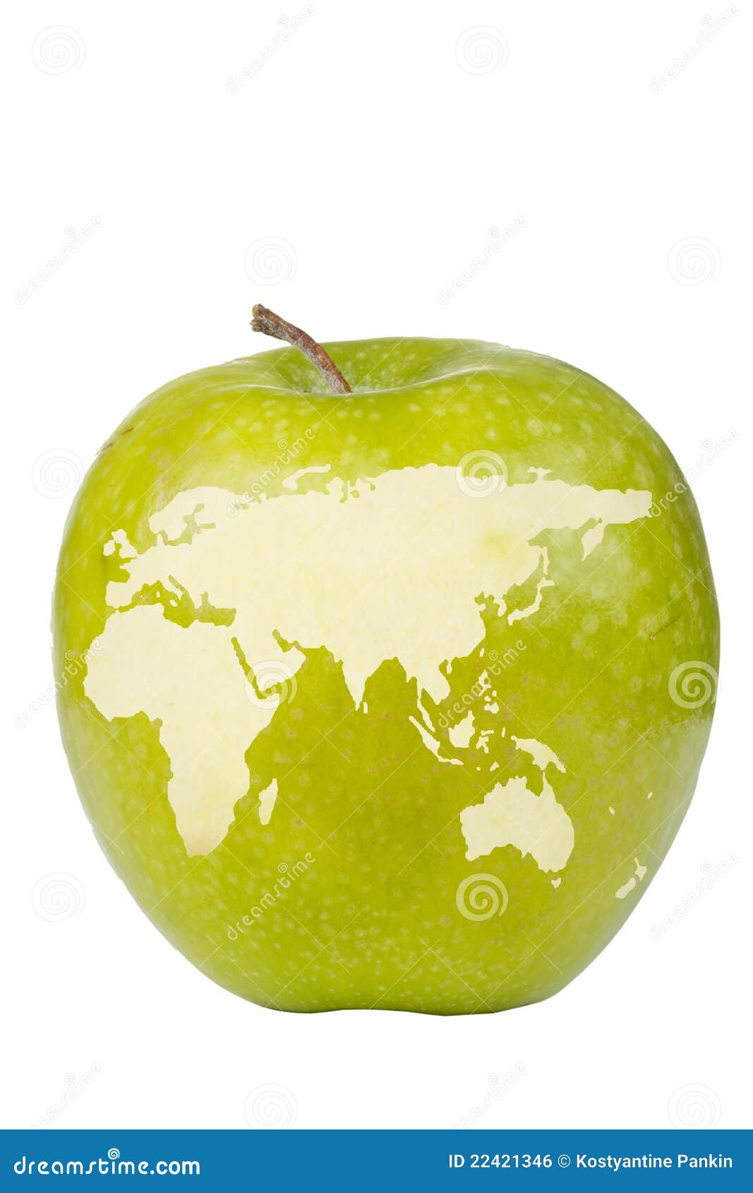Apple World Map Stock Photography | CartoonDealer.com #22421342