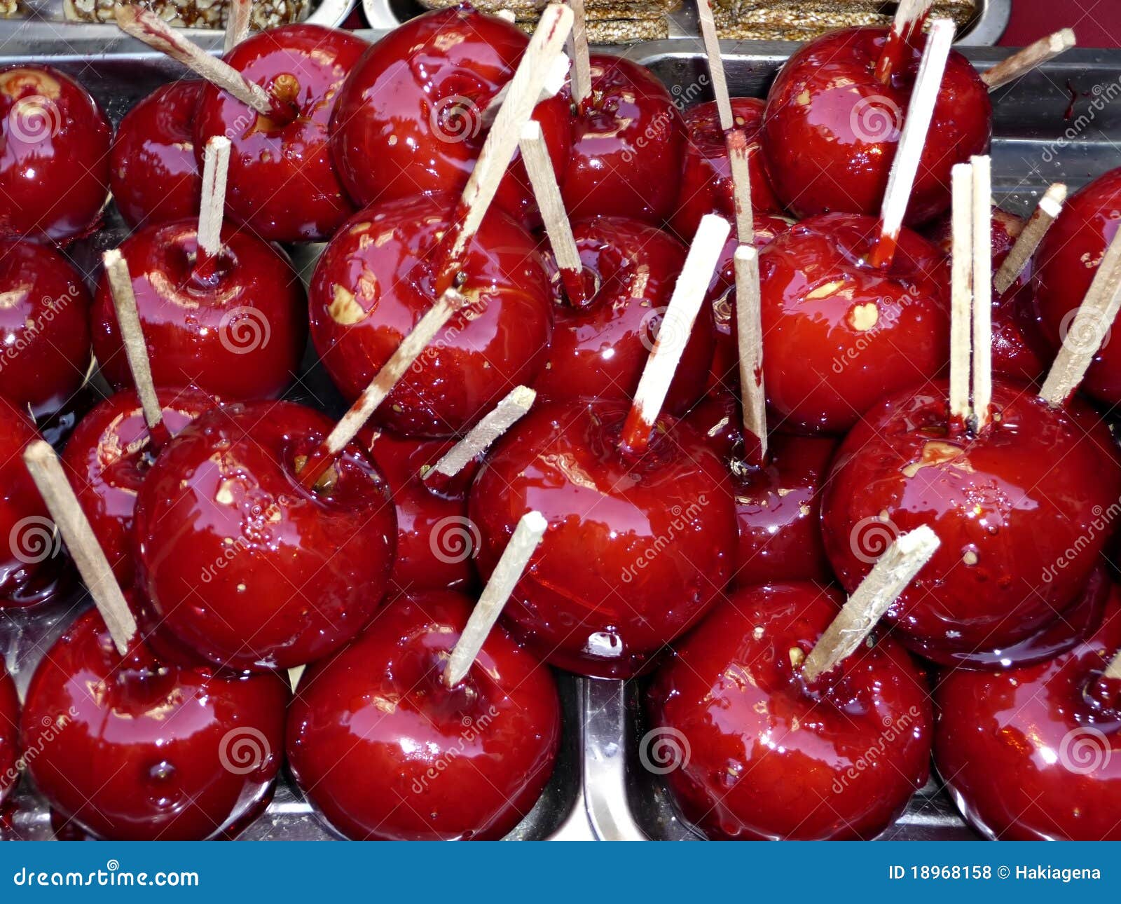 Apples stock photo. Image of caramel, carnival, shiny - 18968158