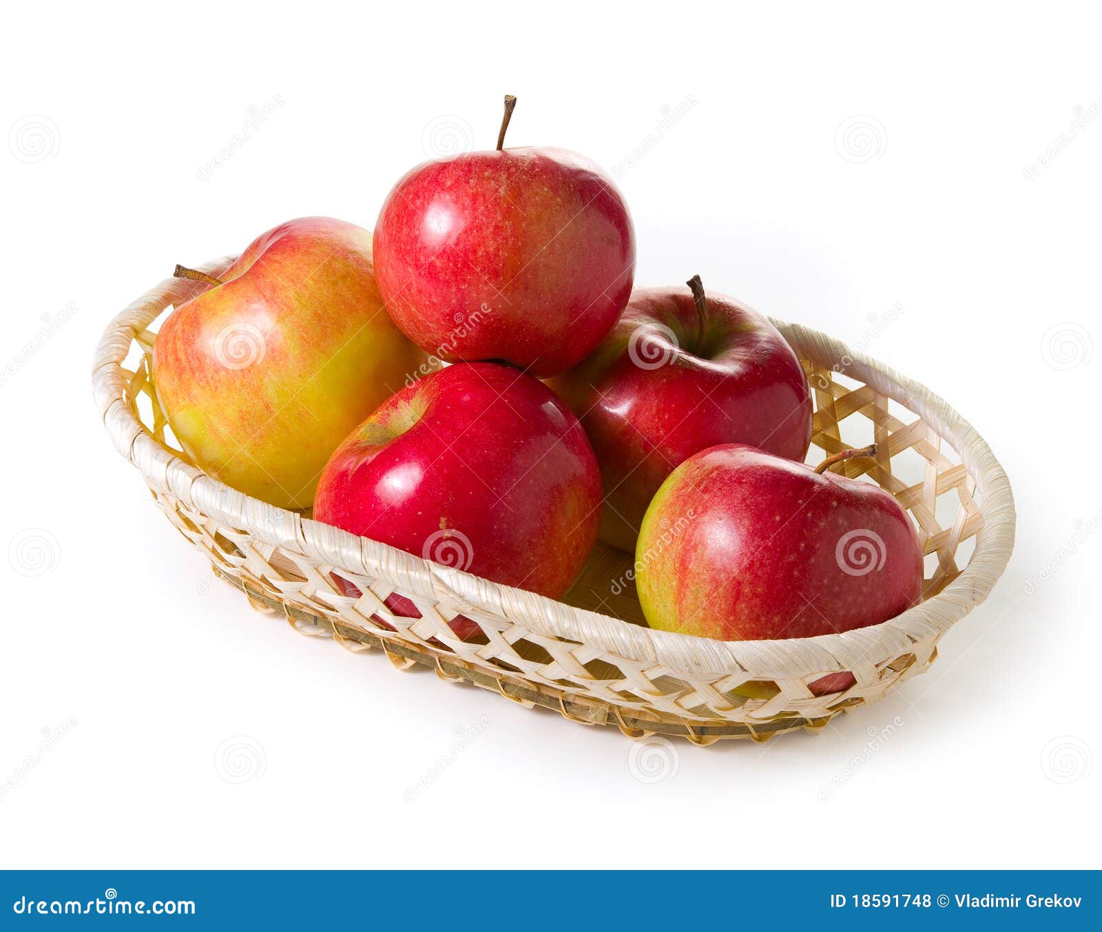 Apples in basket stock photo. Image of farmer, path, wood - 18591748