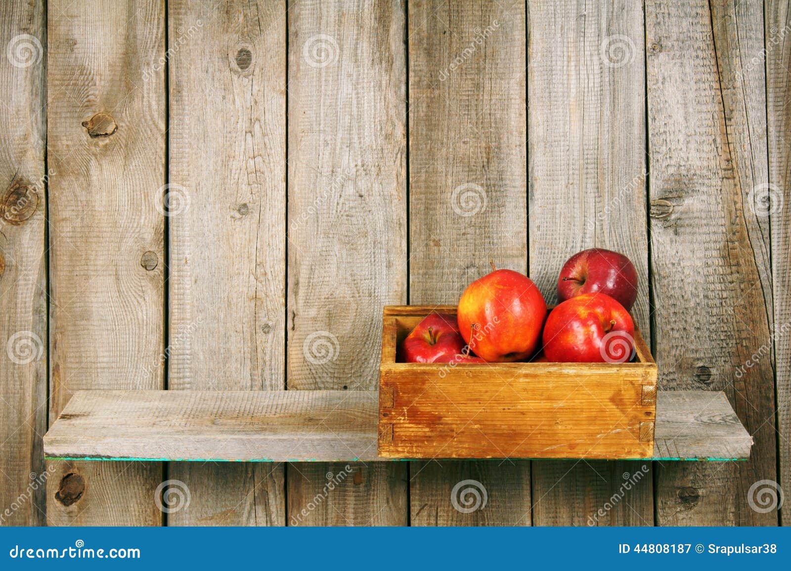 Apples in a box stock image. Image of exotic, food, kitchen - 44808187
