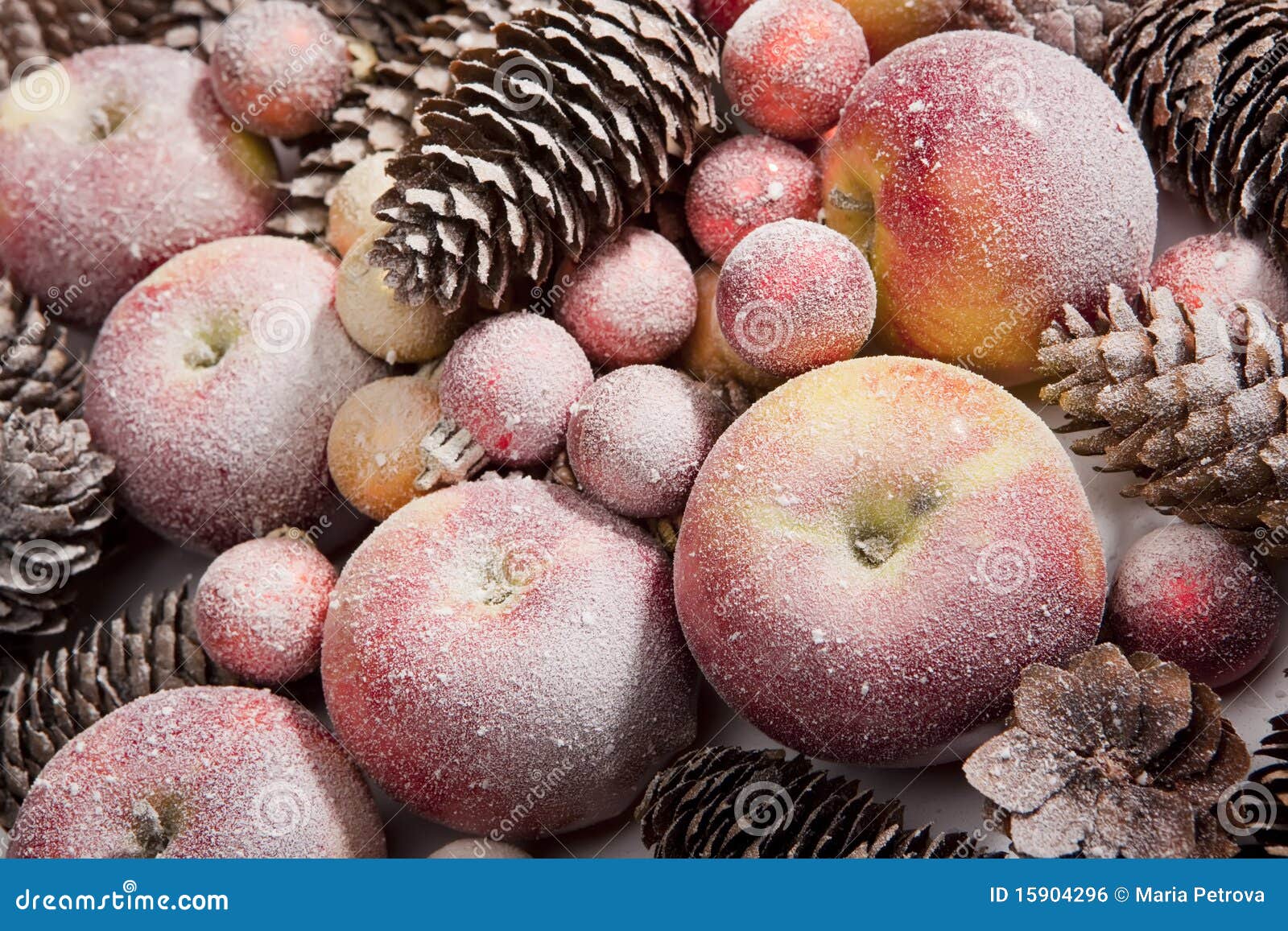 Apples, Bumps & Balls with the Snow Stock Photo - Image of year, snow ...