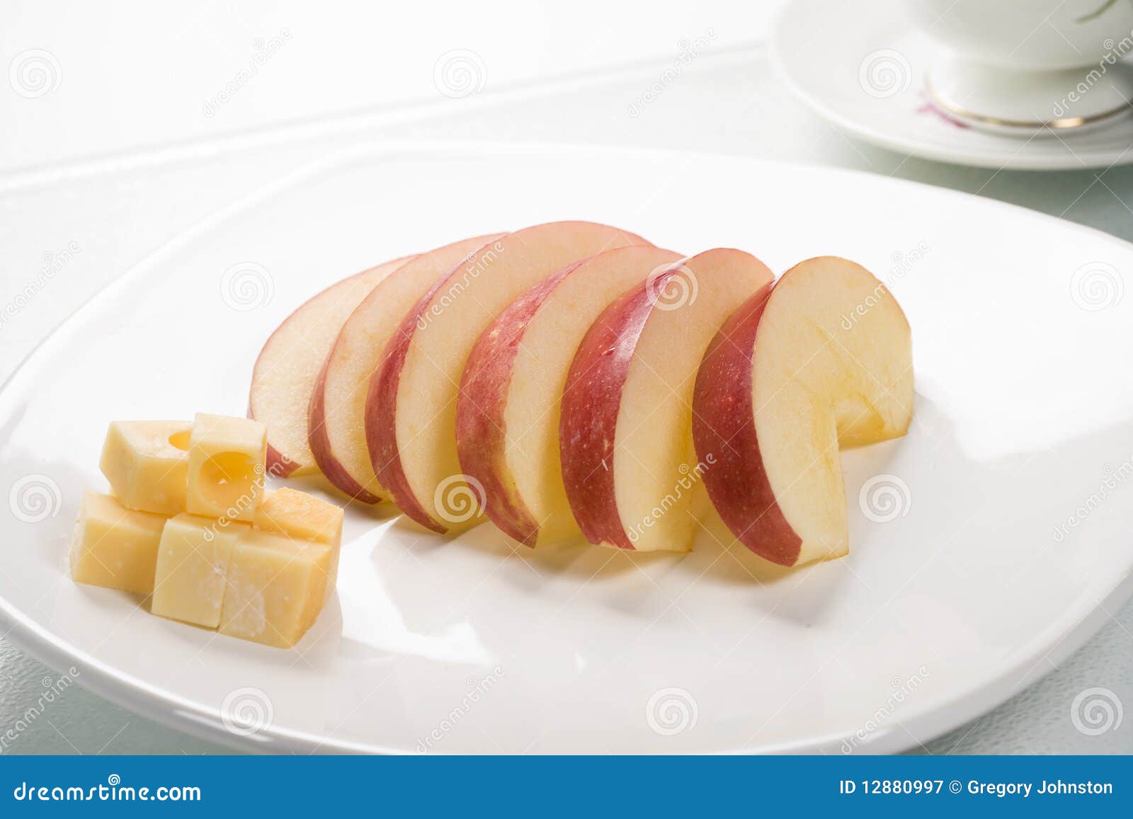 Apples and cheese. stock image. Image of natural, health - 12880997