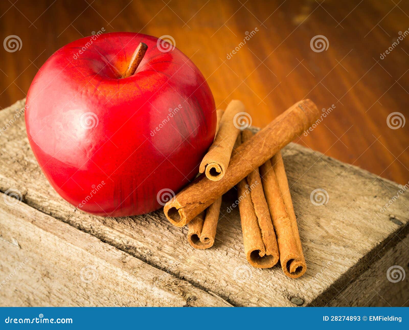 Apples and Cinnamon stock image. Image of brown, savoury - 28274893