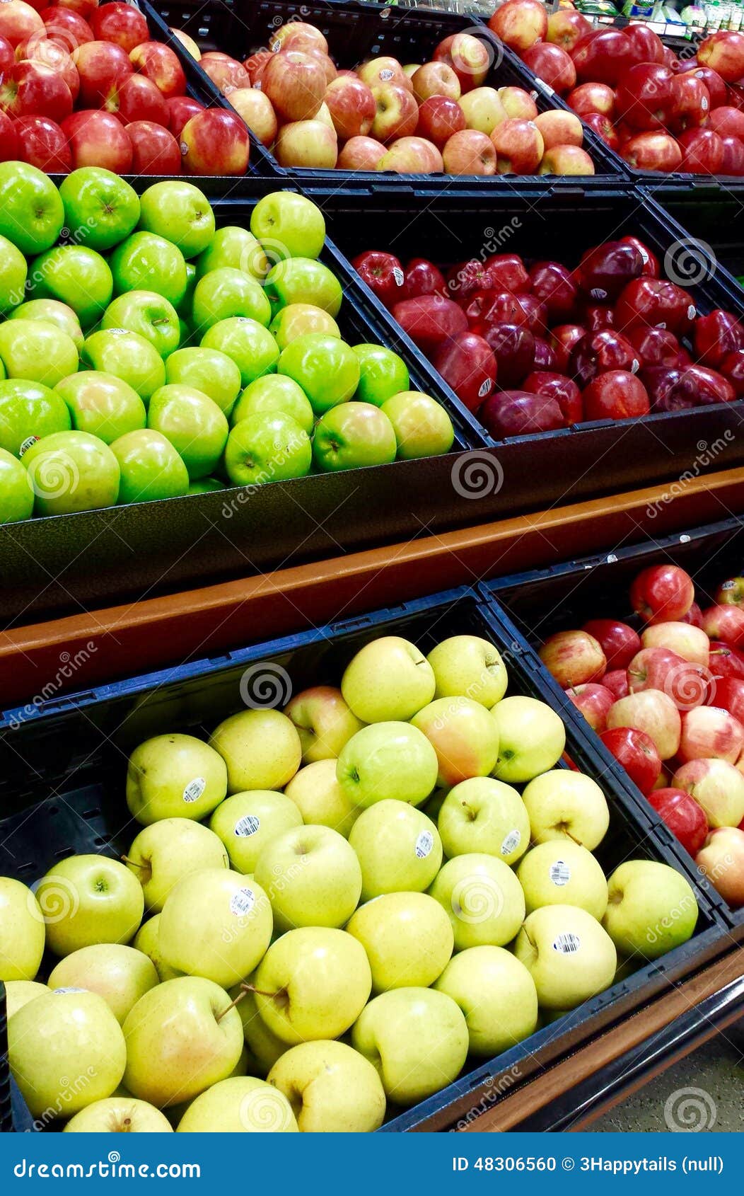 Apples stock photo. Image of selection, colorful, taste - 48306560