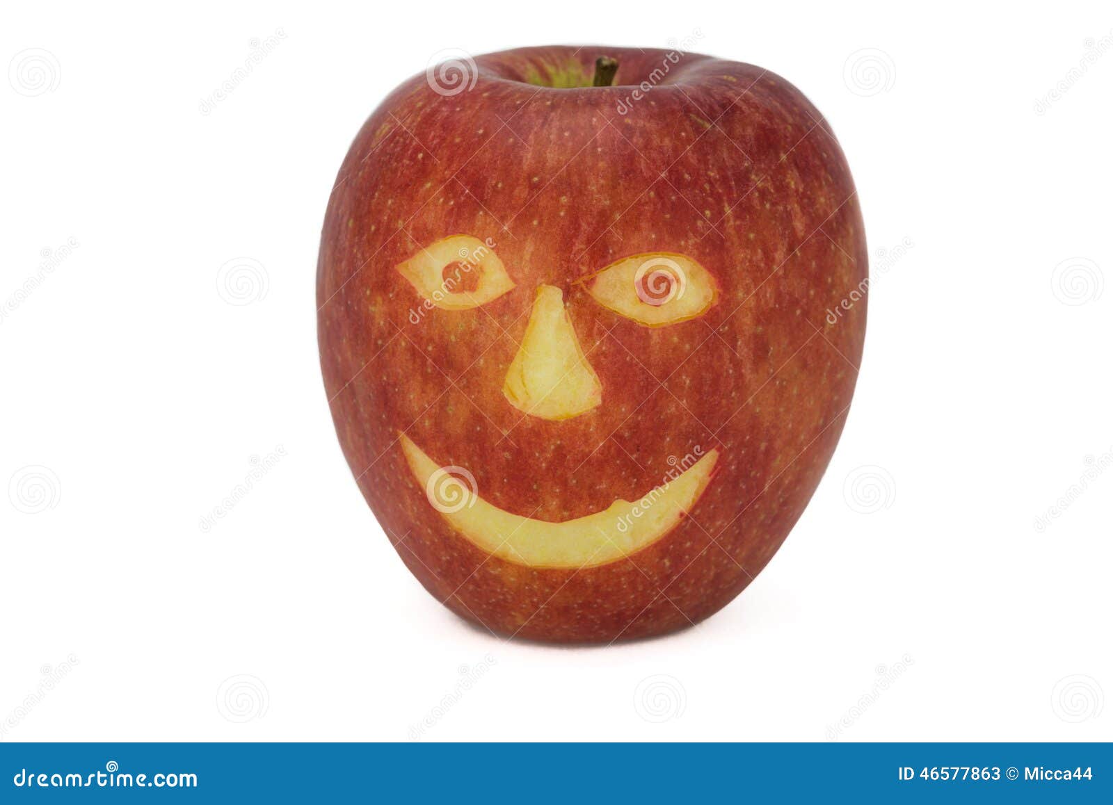 Apples with face stock image. Image of healthy, fruit - 46577863