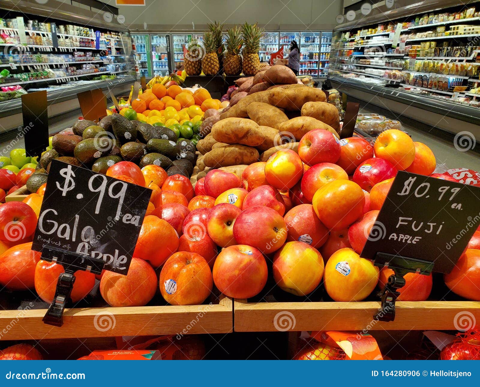 Apples and Fruit on Display in Store Editorial Photo - Image of apples ...