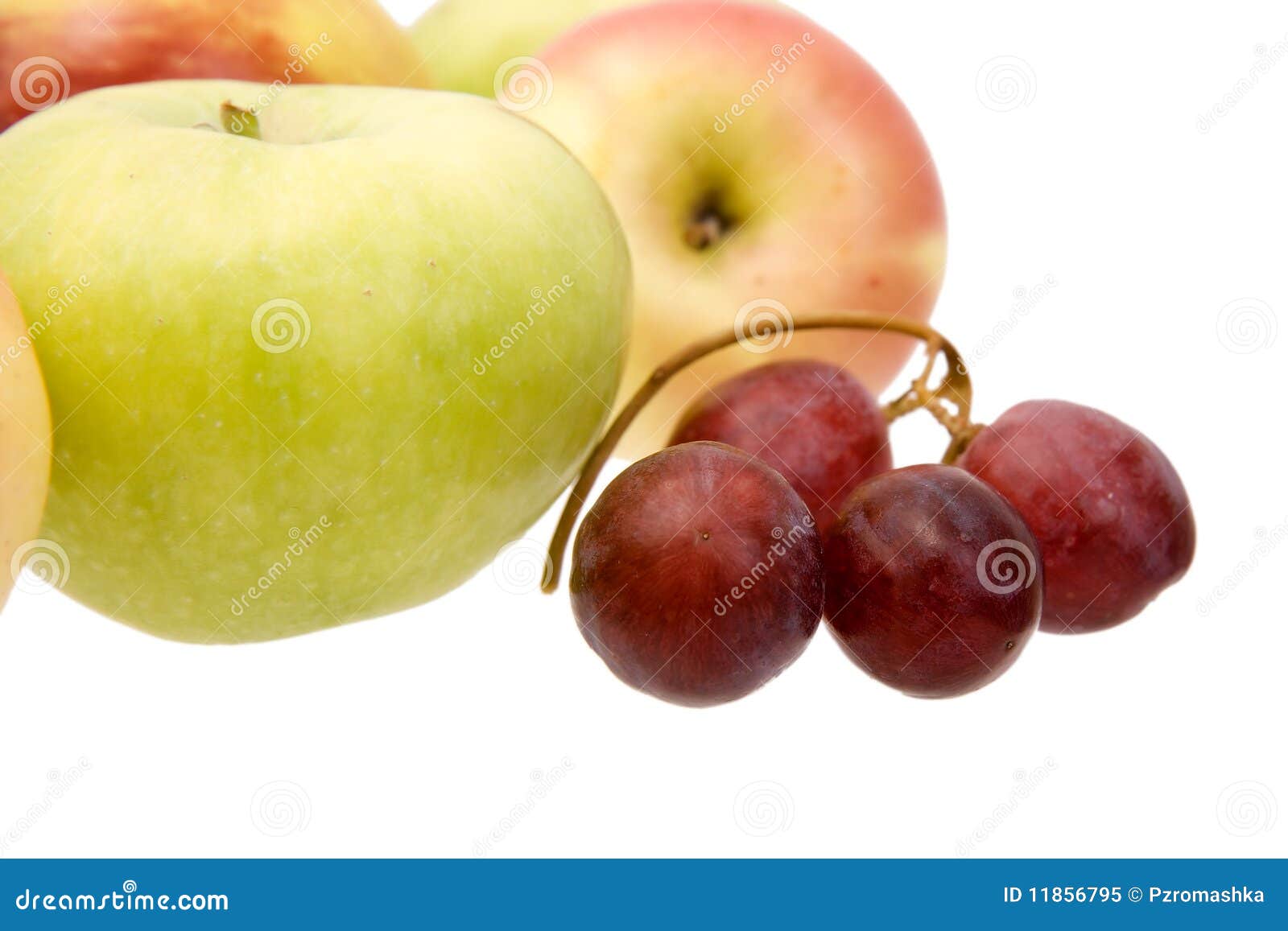 Apples and grapes stock image. Image of grape, apple - 11856795
