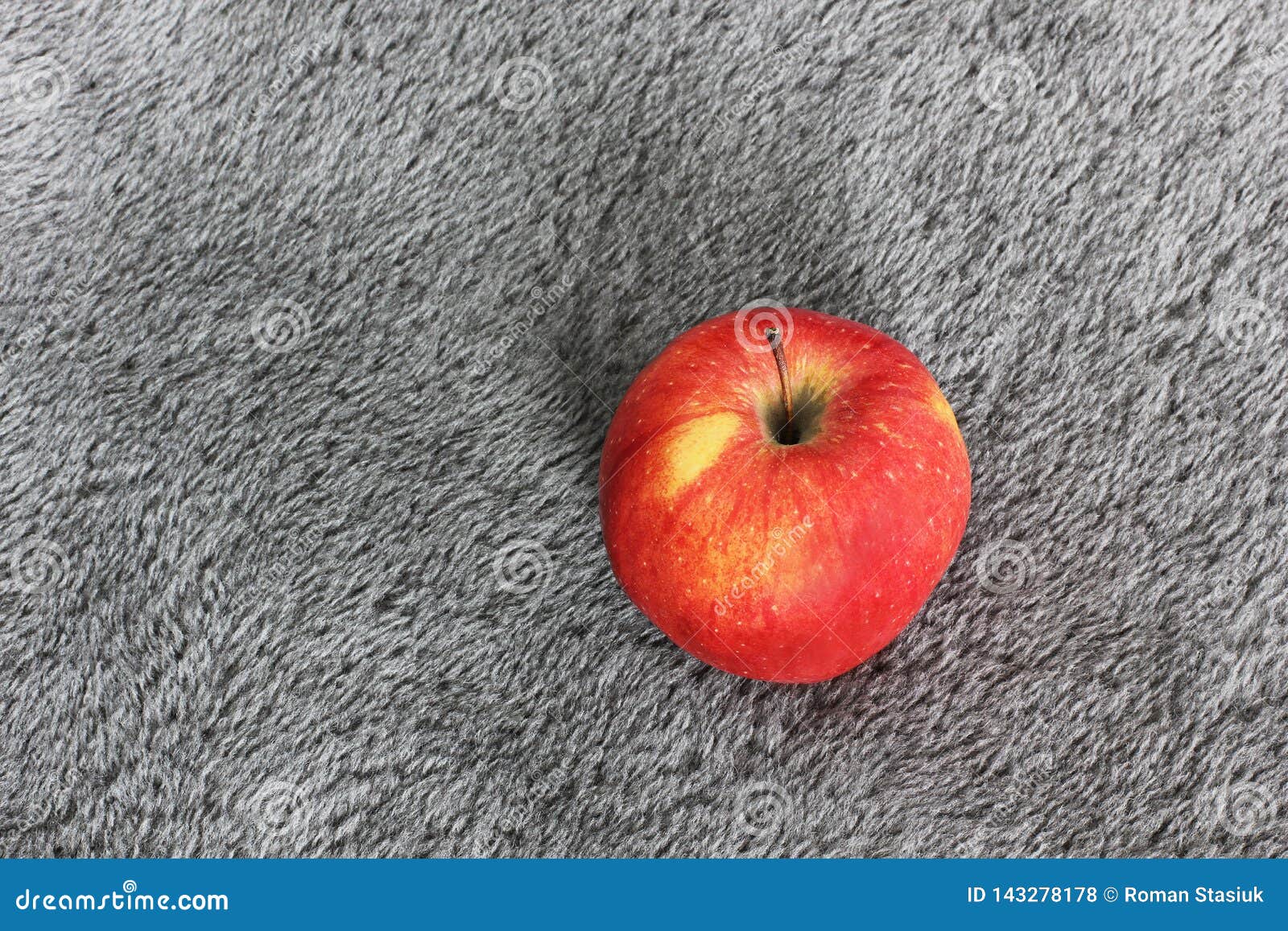 Apples on a Gray Background. Apple Still Life Stock Photo - Image of ...