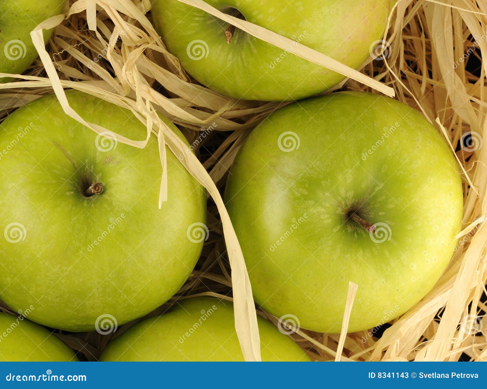 Apples in the hay stock image. Image of abstract, dieting - 8341143
