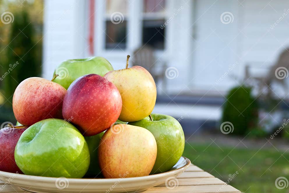 Apples at Home stock photo. Image of fruit, colorful, color - 6719954