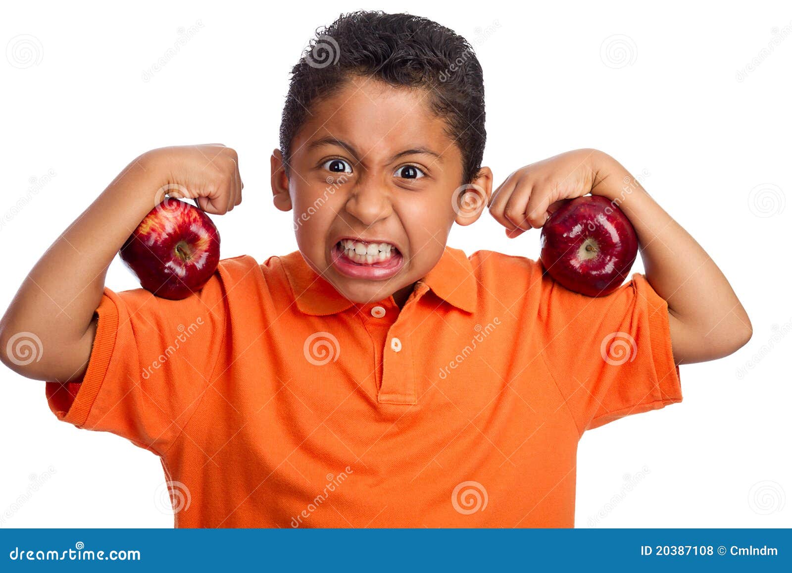 Apples Keep You Healthy and Strong Stock Photo - Image of nutrition ...