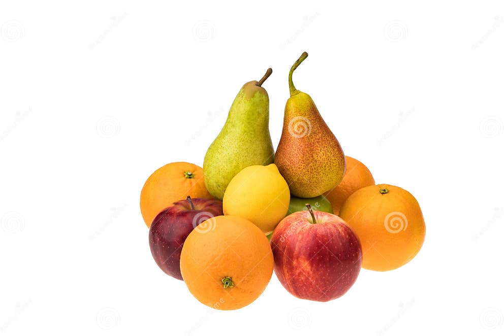 Apples, oranges and pears stock image. Image of decide - 140872453