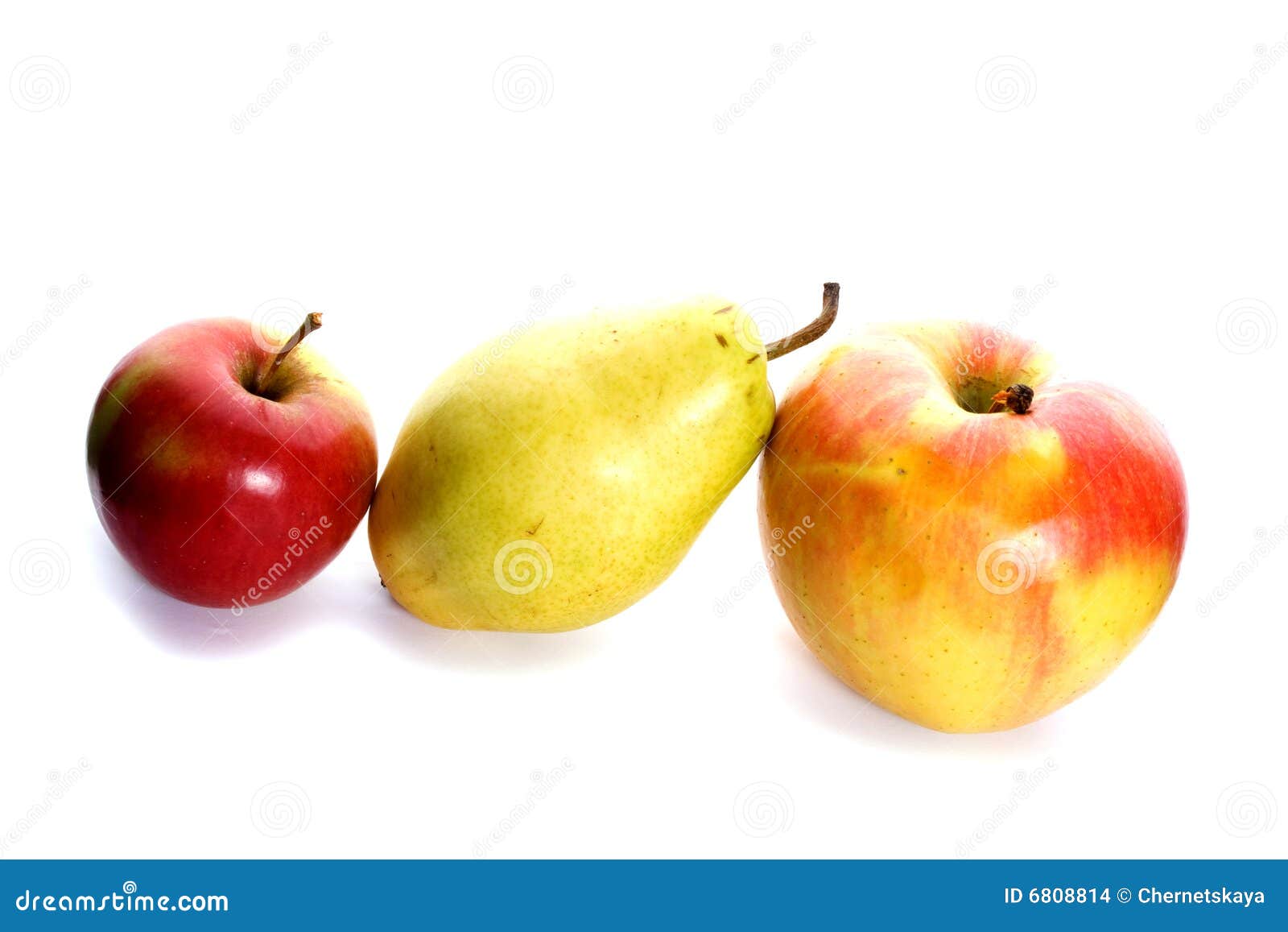 Apples And A Pear Picture. Image: 6808814