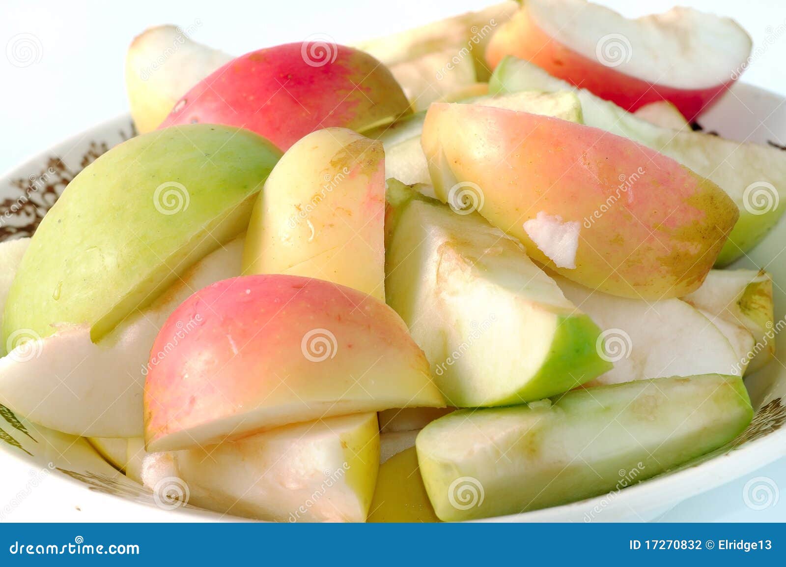 Apples on a plate stock photo. Image of diet, healthcare - 17270832