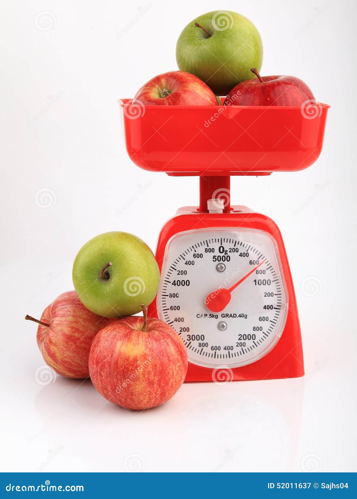 Apples On Scale Stock Photo | CartoonDealer.com #4104936