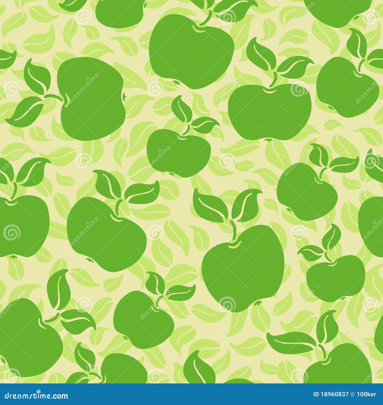 Apples seamless background stock vector. Illustration of healthy - 18960837 Apples seamless background stock vector. Illustration of healthy - 18960837