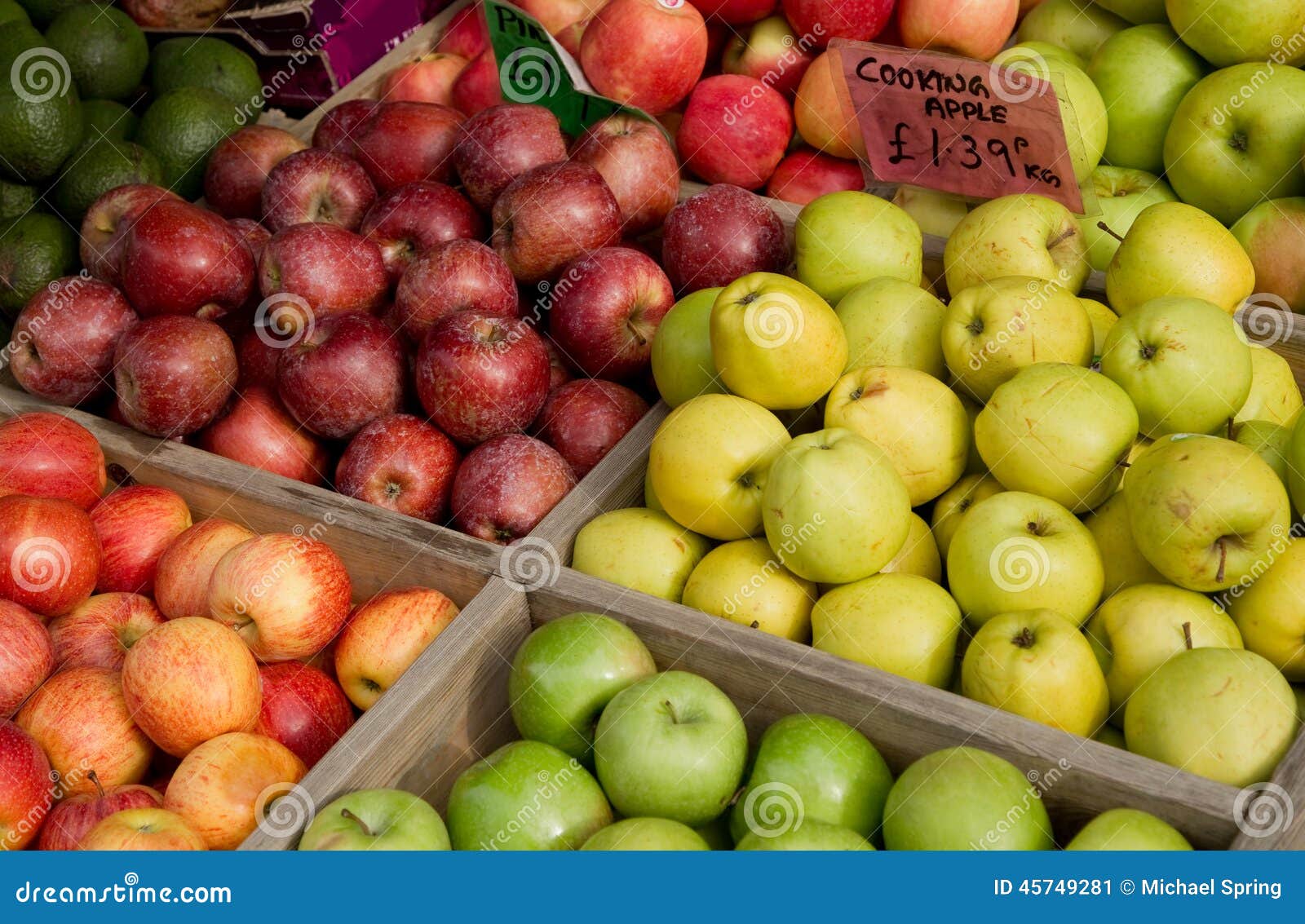 Apples stock image. Image of retail, marketplace, apples - 45749281