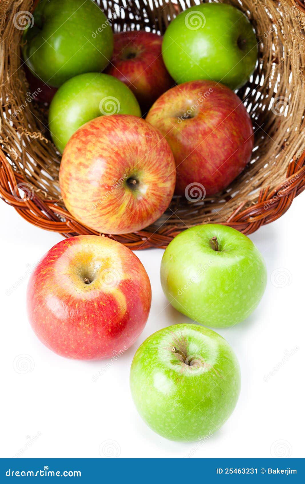 Apples spilling stock image. Image of tasty, celebration - 25463231