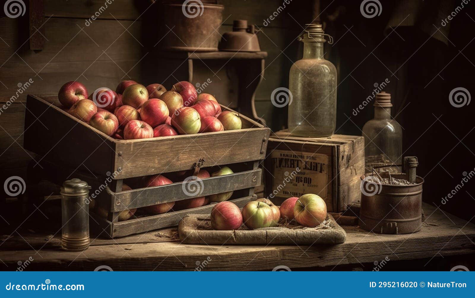 Still Life with Apples Apples Stock Illustration - Illustration of ...