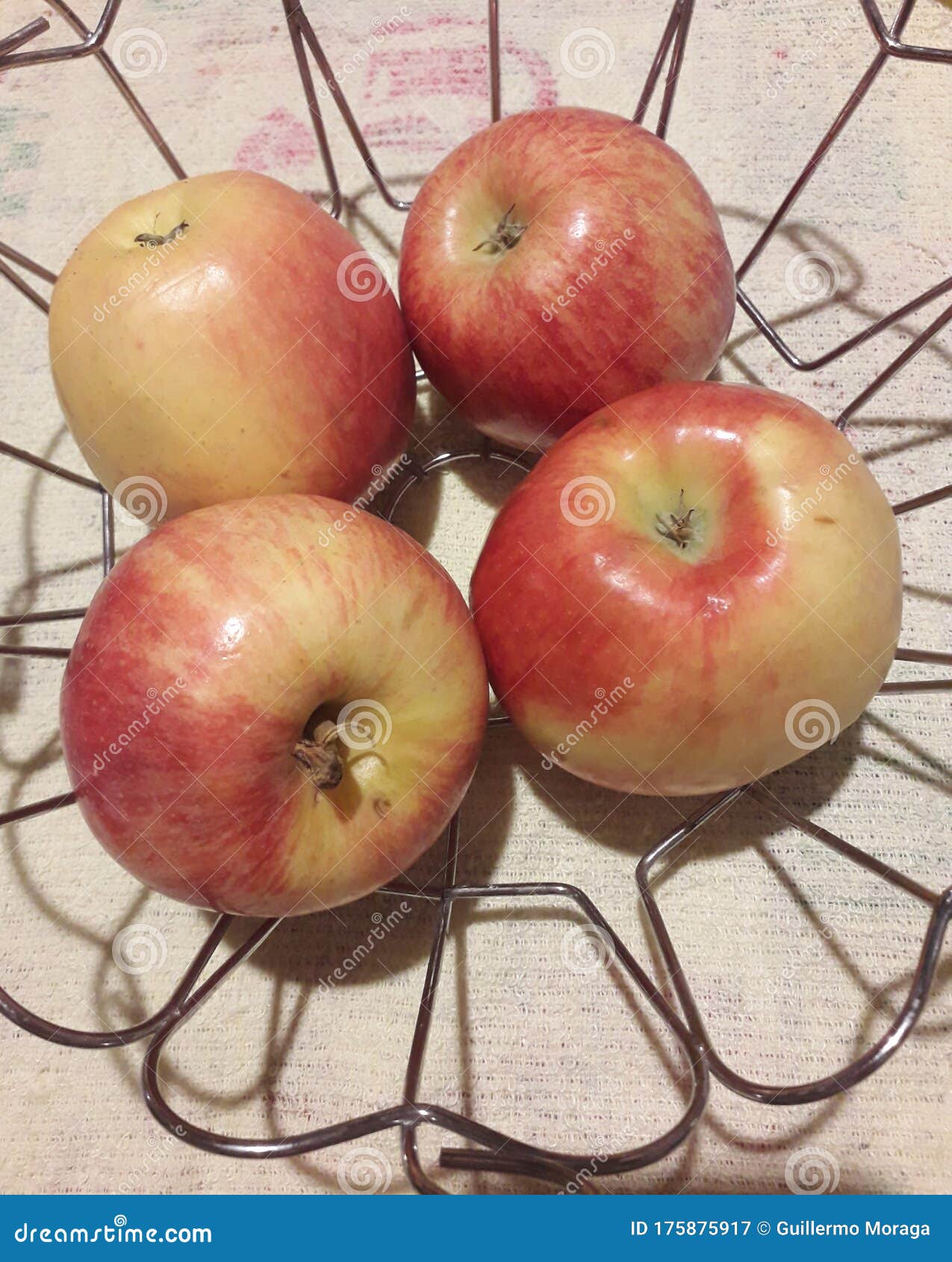 Apples on the table stock image. Image of fruit, delicious - 175875917
