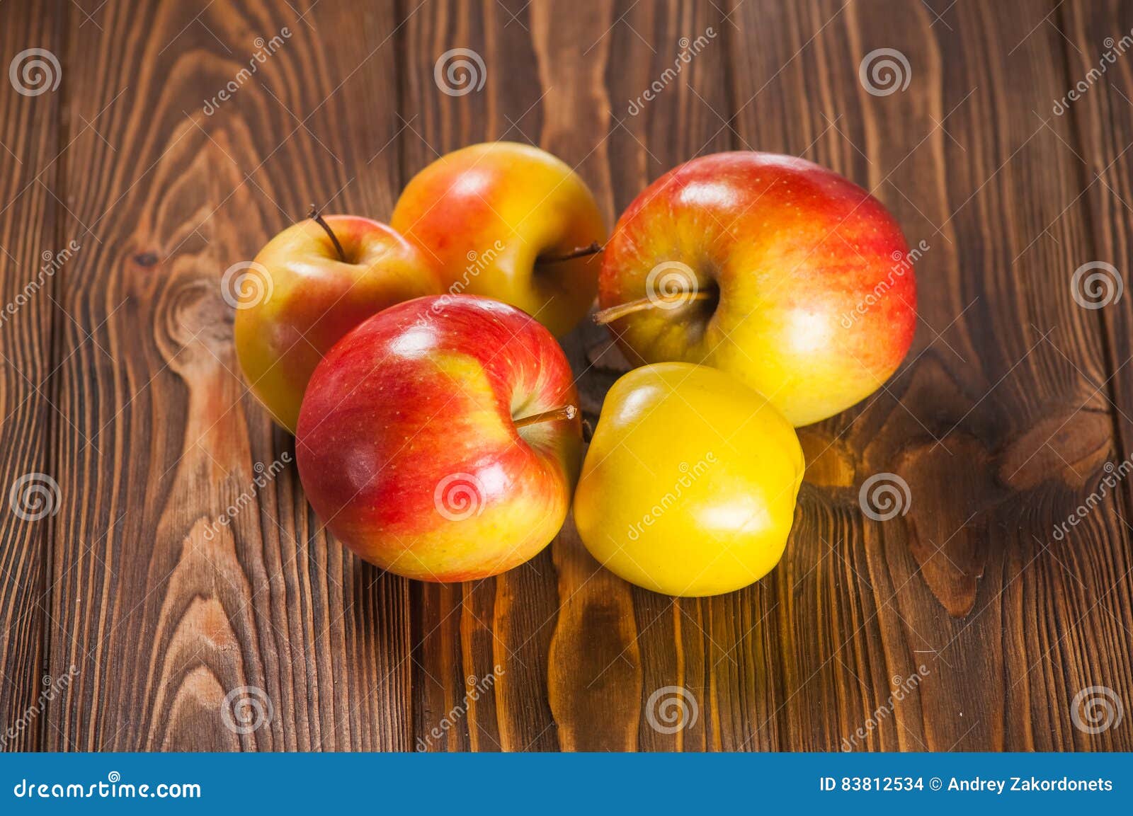 Apples on the table stock photo. Image of food, leaf - 83812534