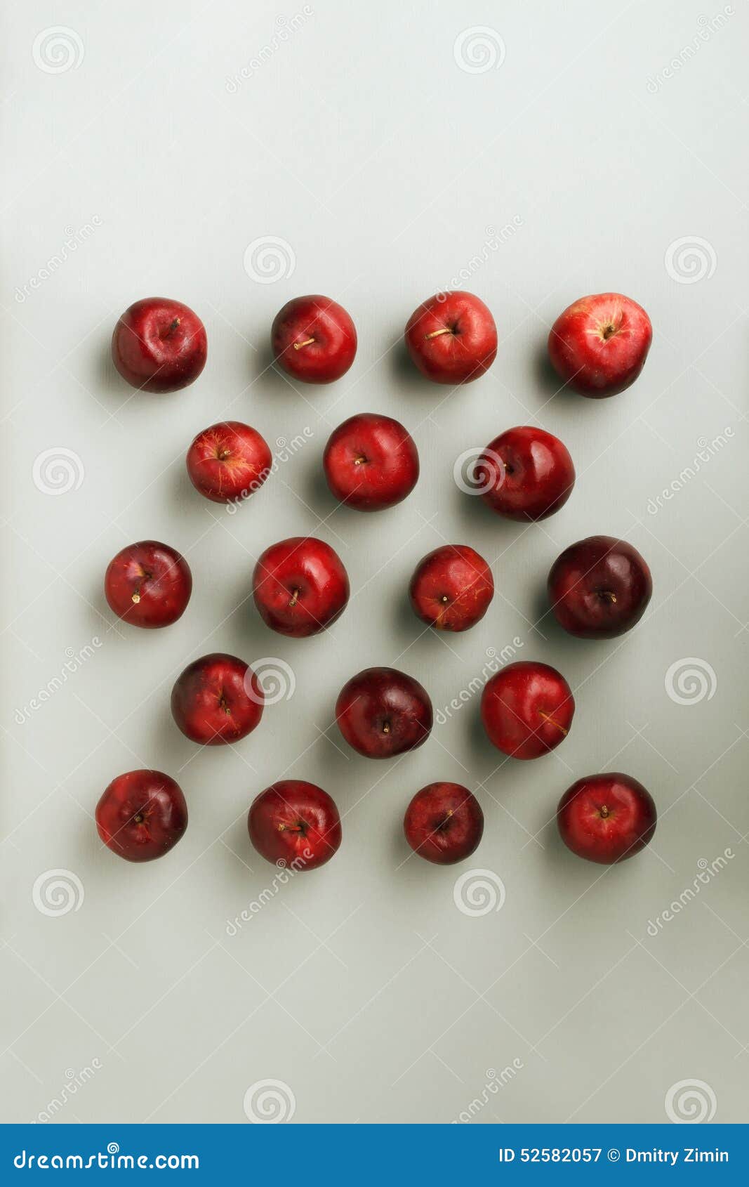 Apples - top view stock image. Image of view, harvest - 52582057