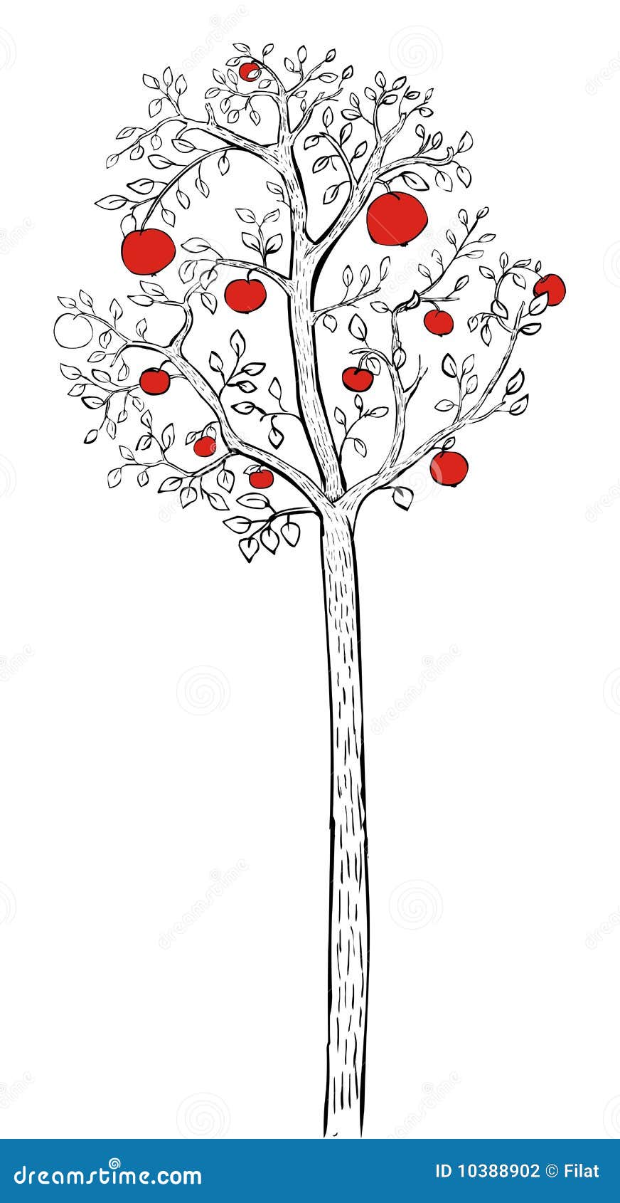 Hanging Apples Isolated Stock Illustrations – 59 Hanging Apples ...
