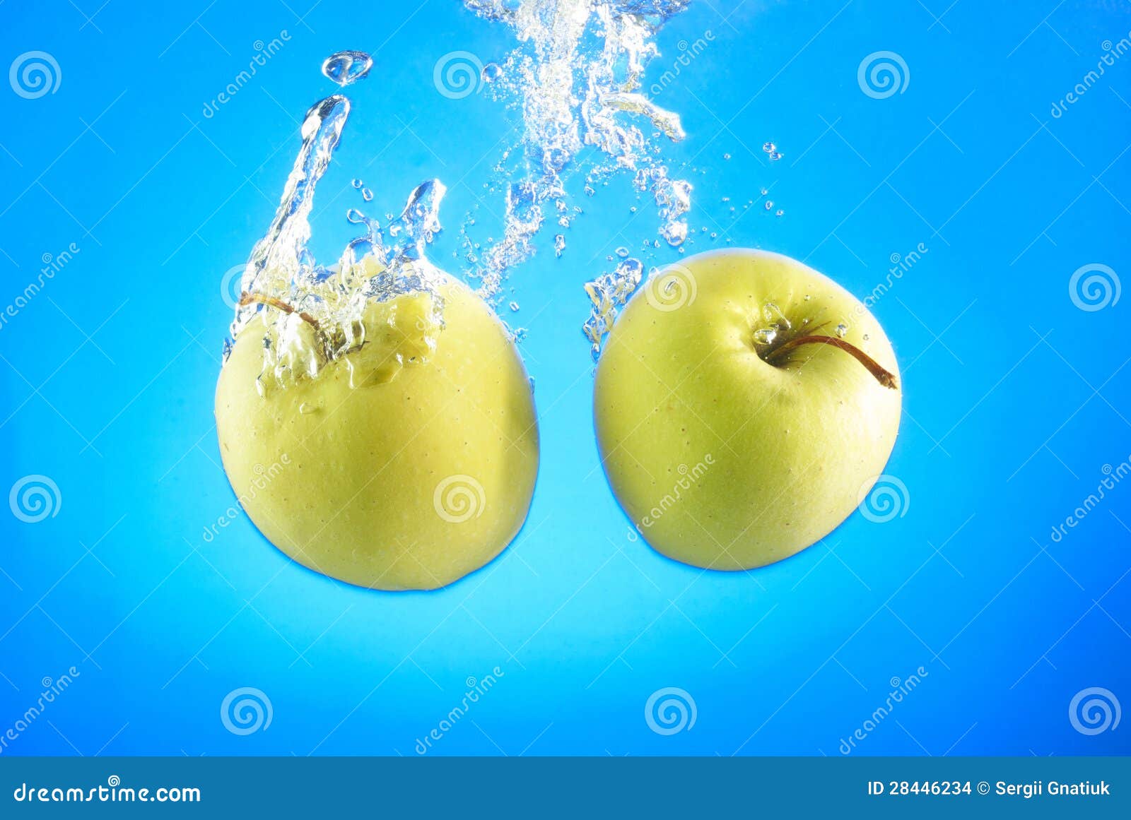 Apples in water stock photo. Image of fruit, clean, food - 28446234