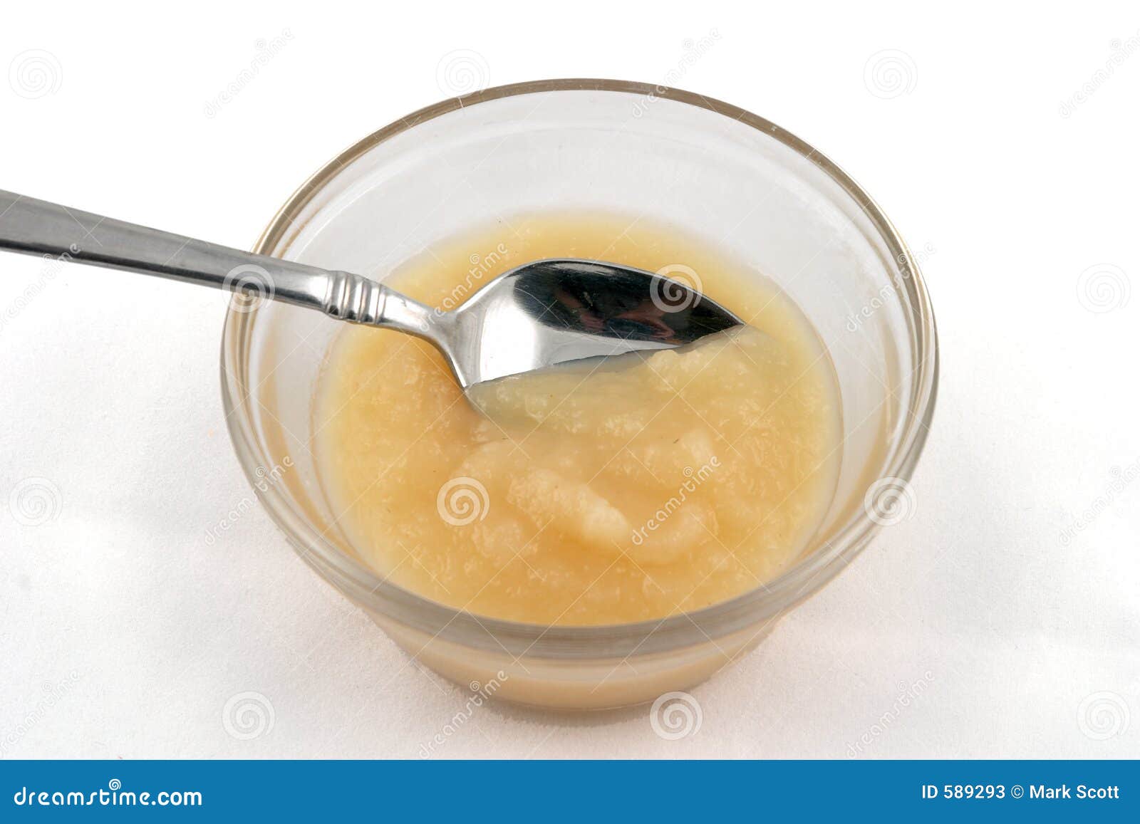 Applesauce stock image. Image of healthy, nutritional, glass - 589293