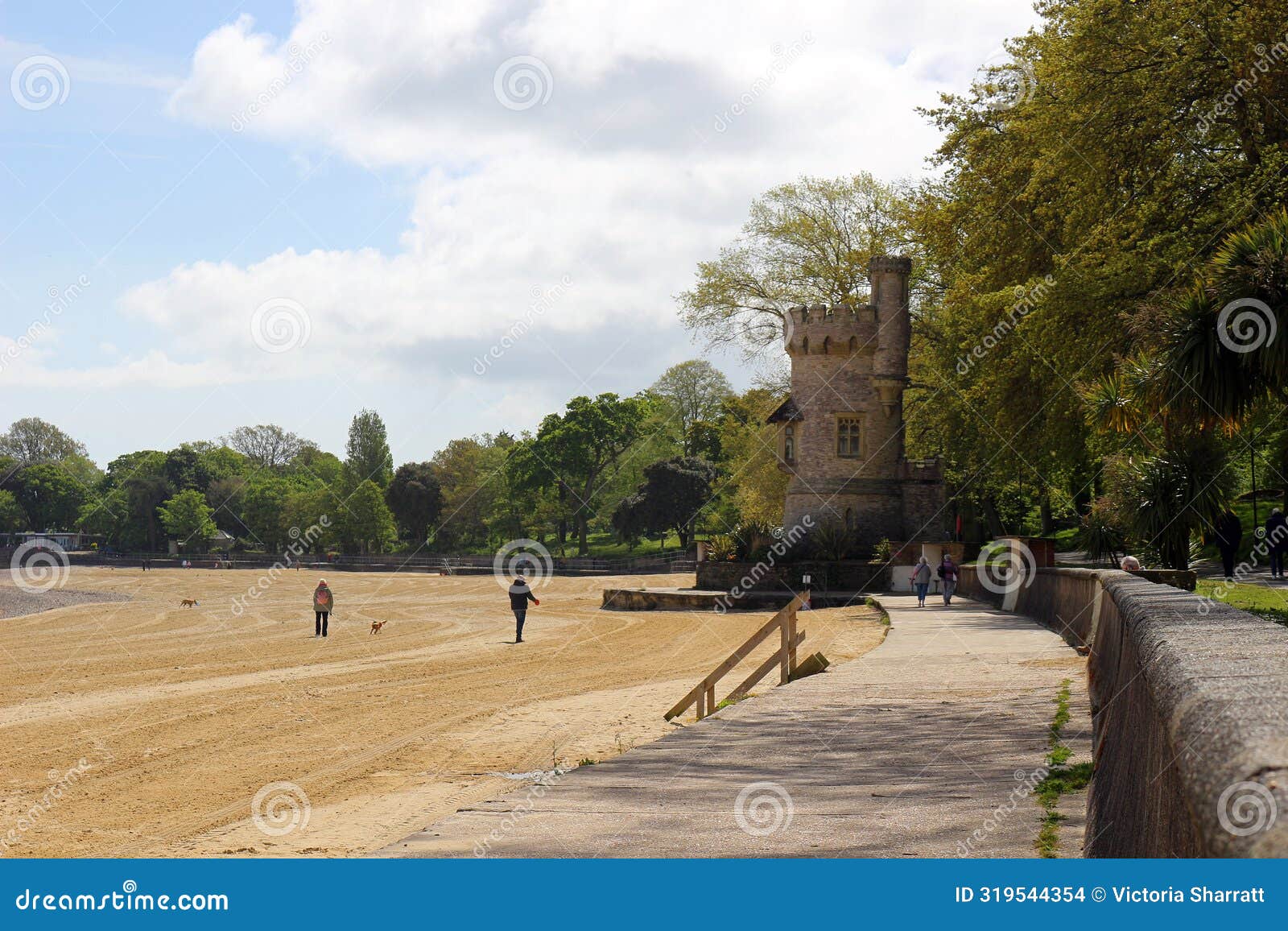 Appley Beach and Tower on the Isle of Wight Editorial Stock Image ...
