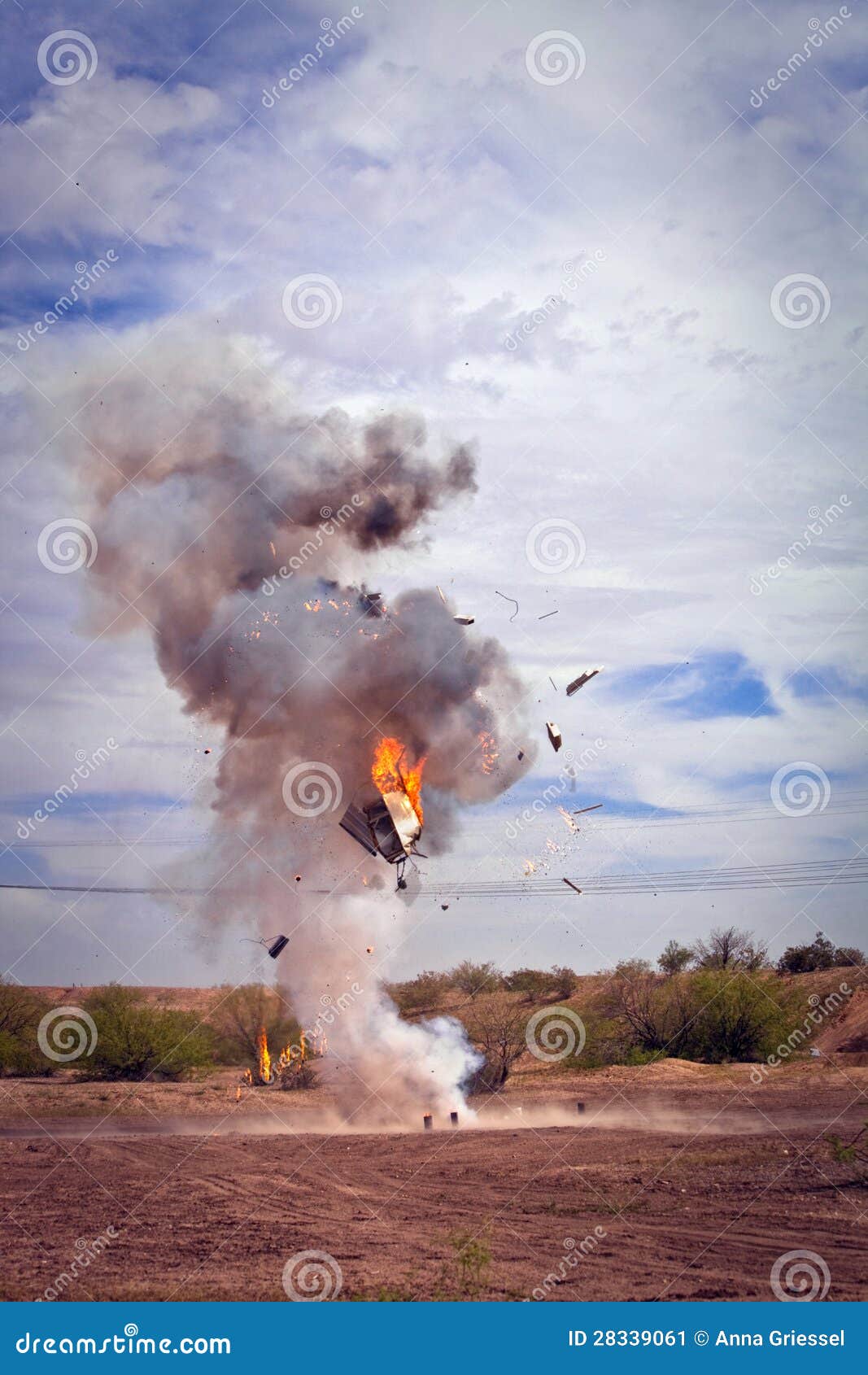 Appliance Exploded by EFX Pyrotechnic Team Stock Image - Image of ...