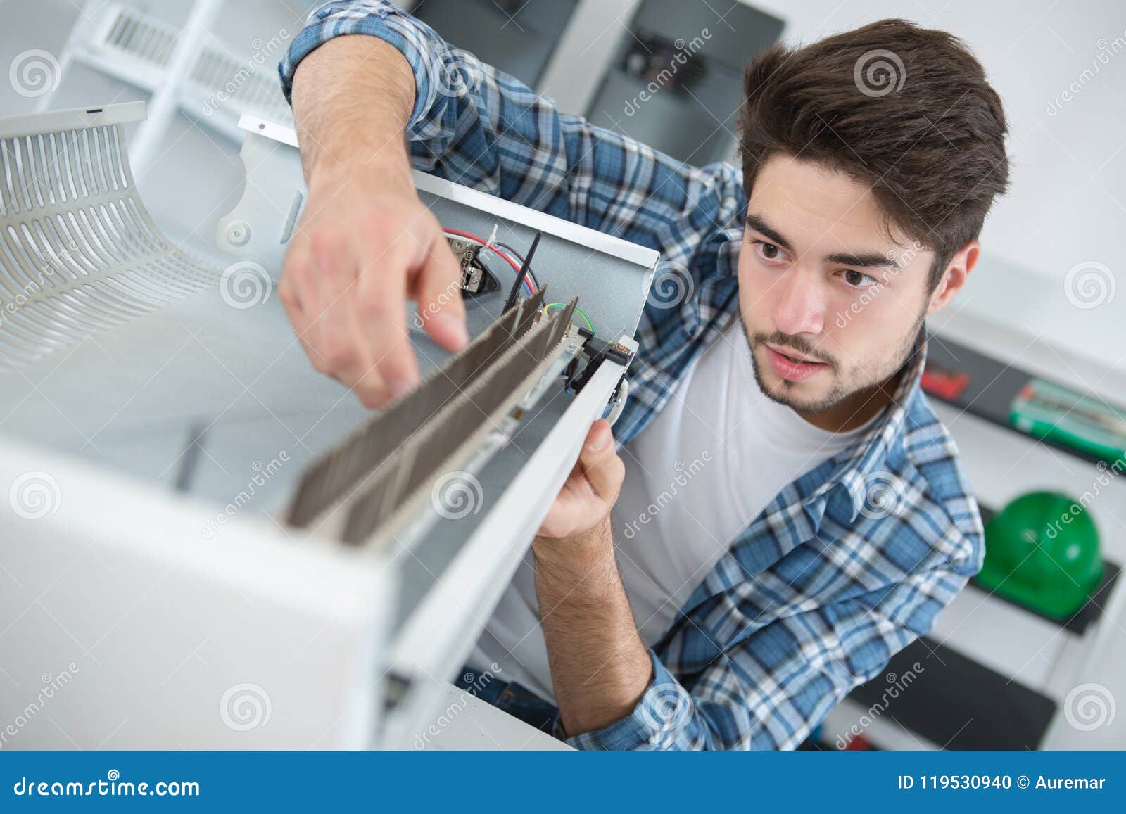 Appliance and Furniture Assembler at Work Stock Photo - Image of ...