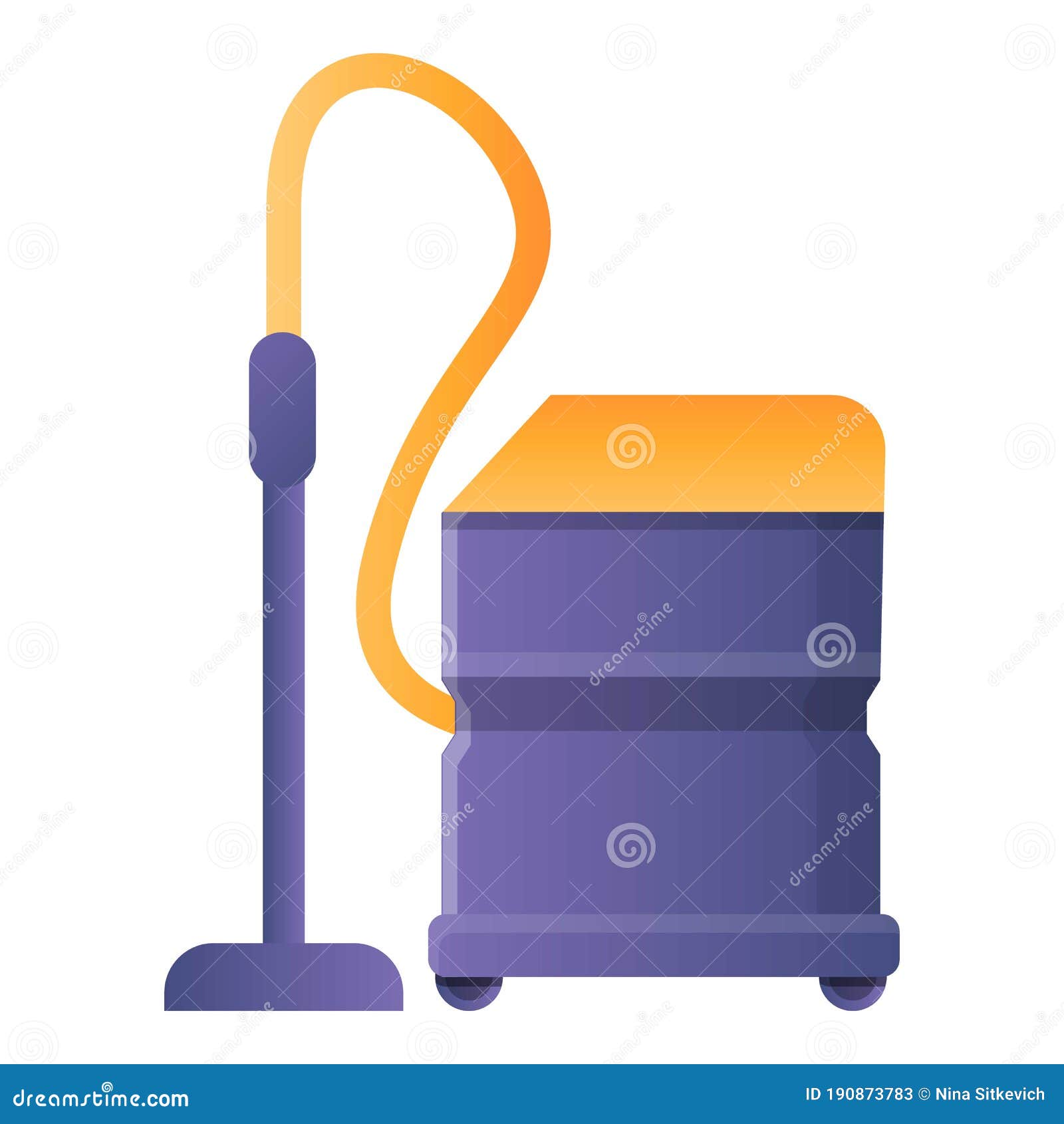 Appliance Steam Cleaner Icon, Cartoon Style Stock Vector - Illustration ...