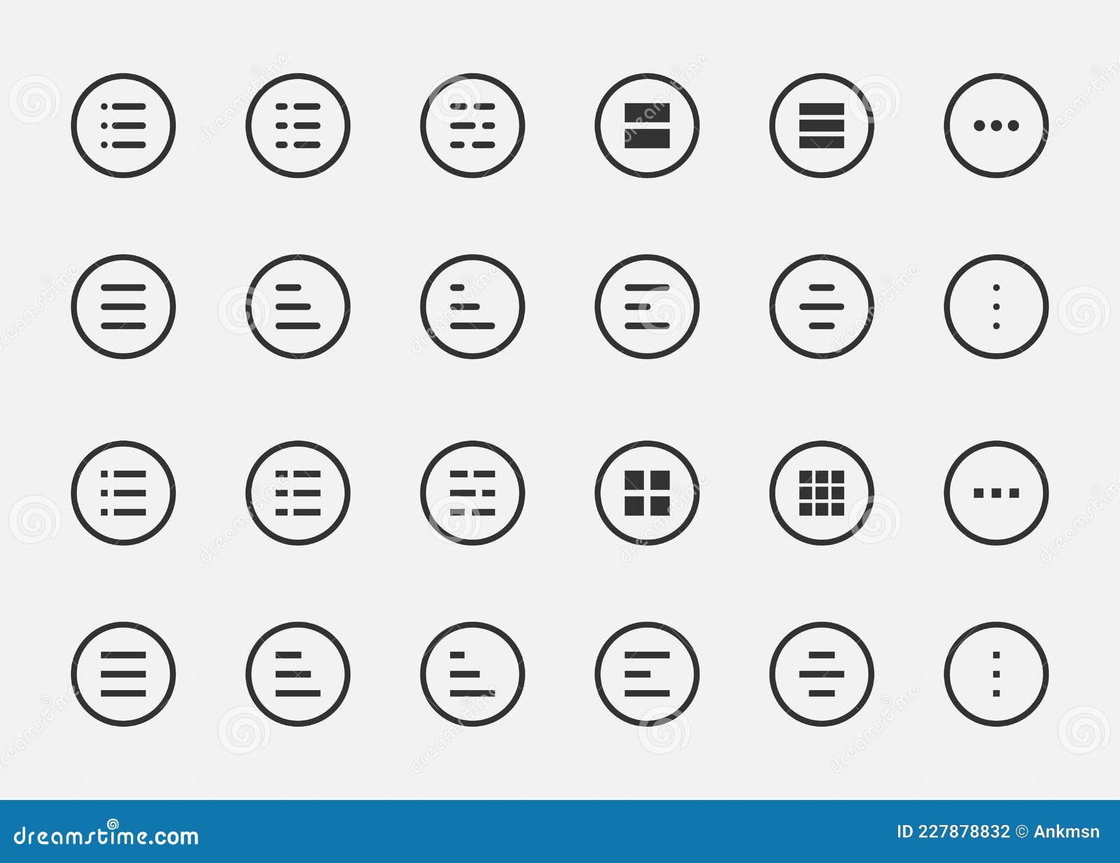 Application Burger Lines Menu Symbol. Line Icon Button Navigation, Web Element App Stock Vector ...