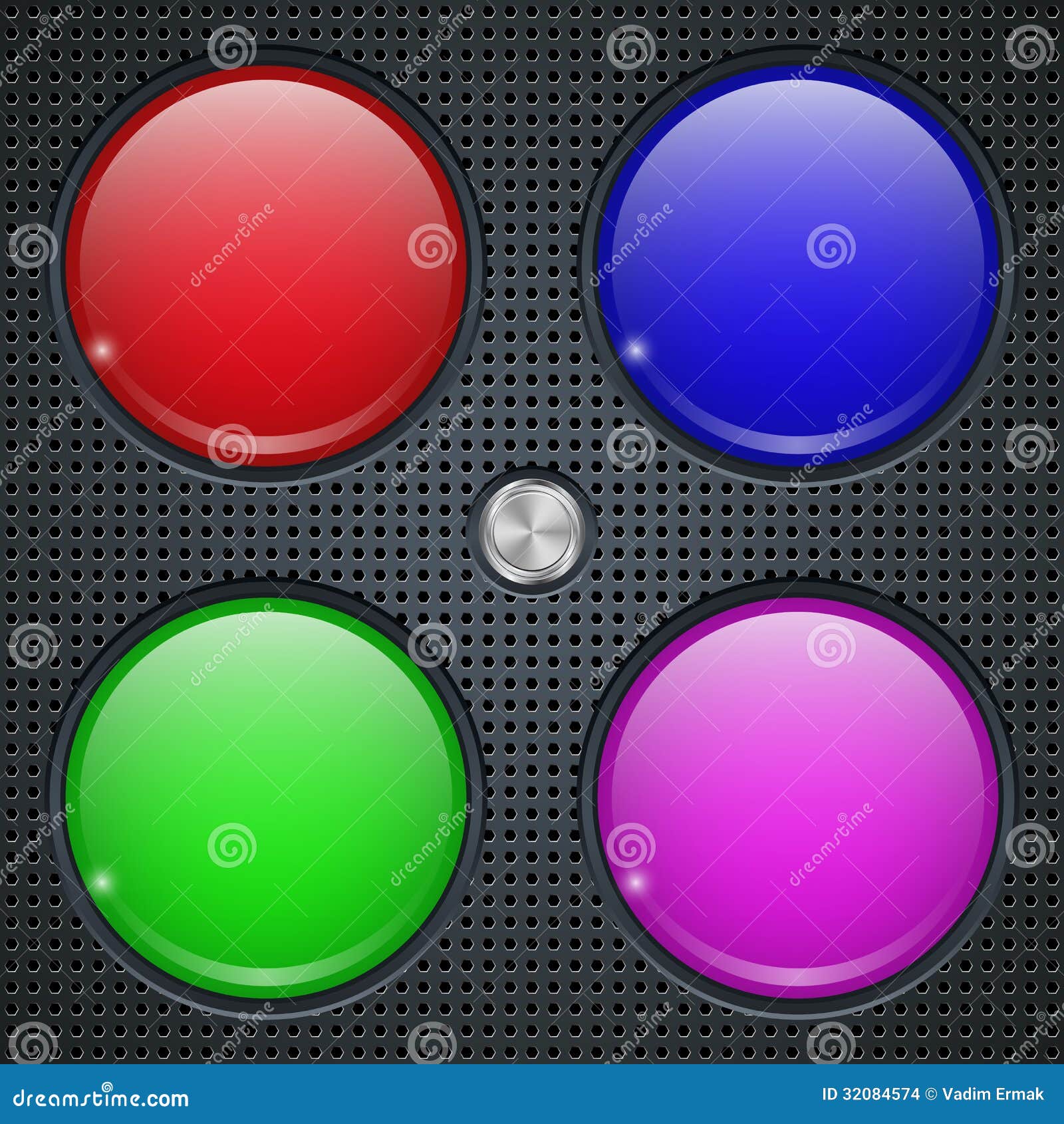 Application Buttons Vector Set Stock Vector - Illustration of style ...