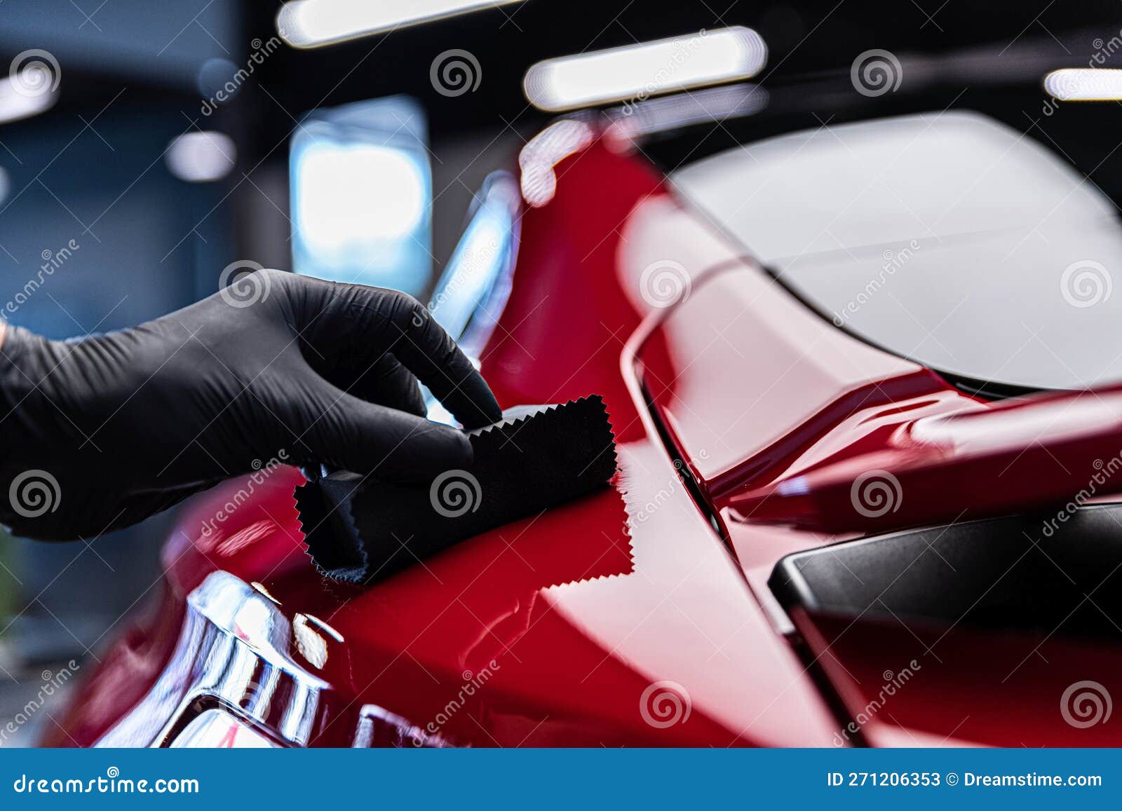 Application of Ceramic Coating in Car Detailing Studio or Car Wash ...