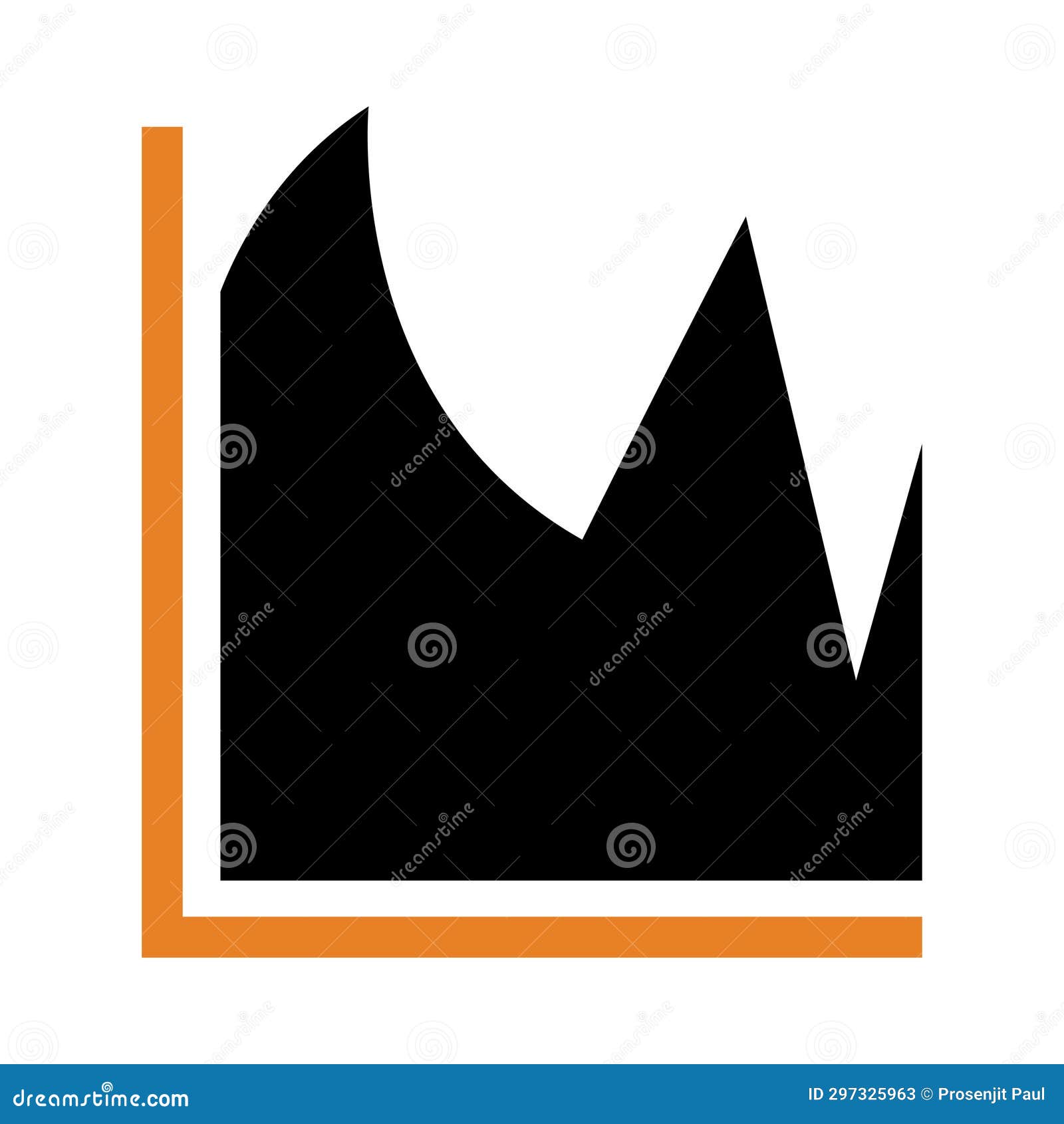 Application, Chart, Graph, Infographic Icon Stock Vector - Illustration ...