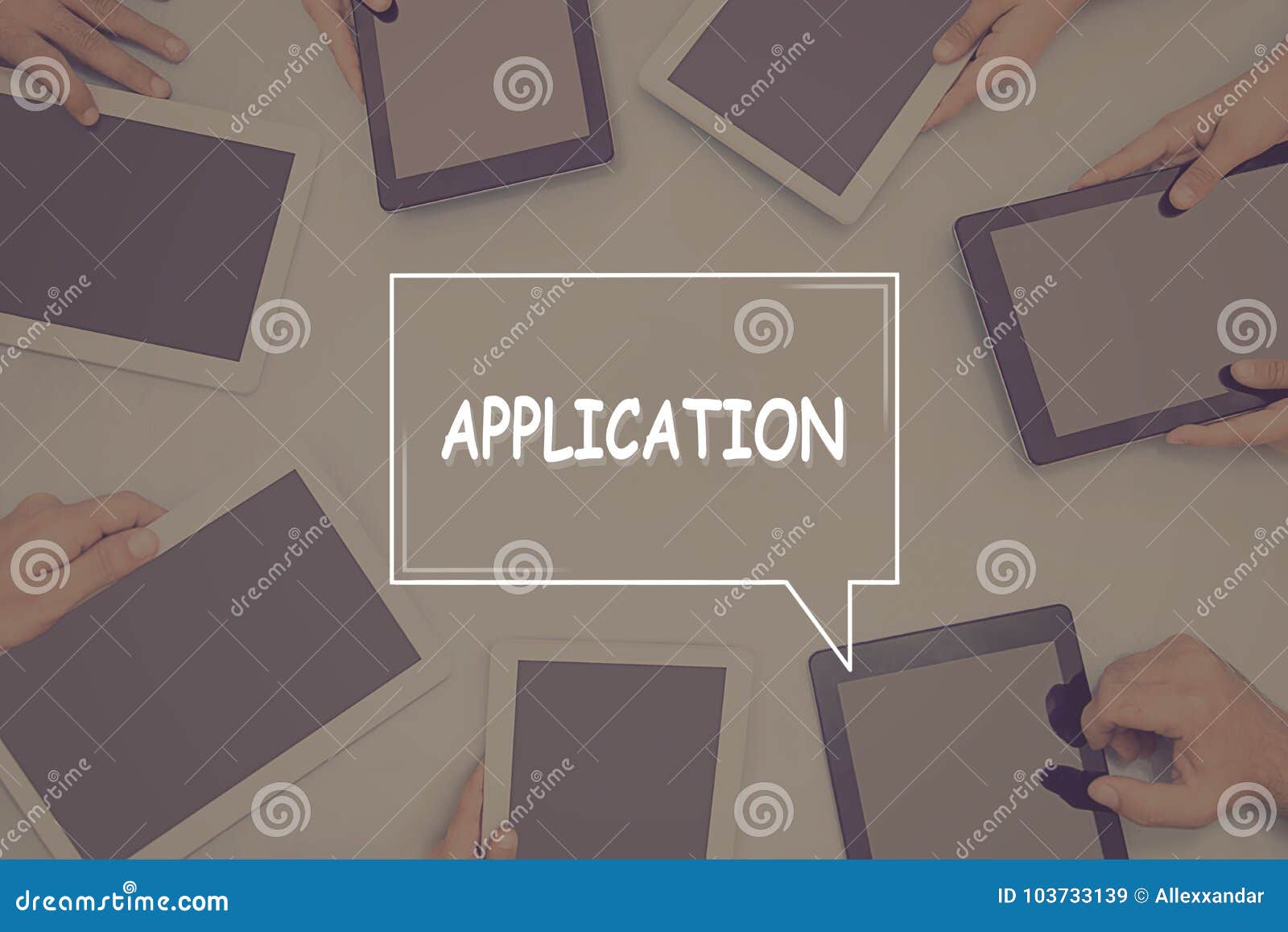 APPLICATION CONCEPT Business Concept. Stock Image - Image of human ...