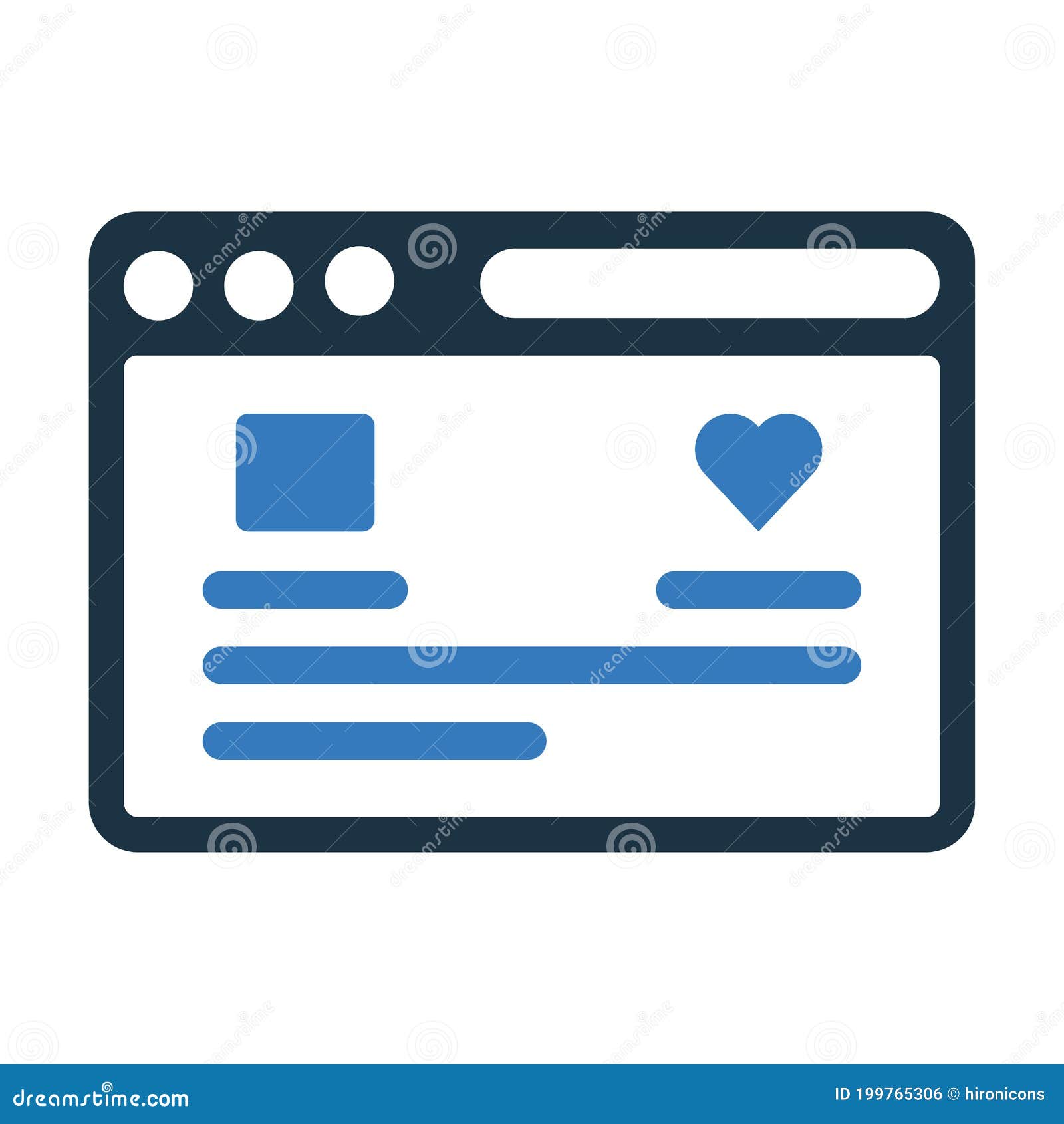 Application, Configuration, Window Icon. Vector Graphics Stock Vector ...