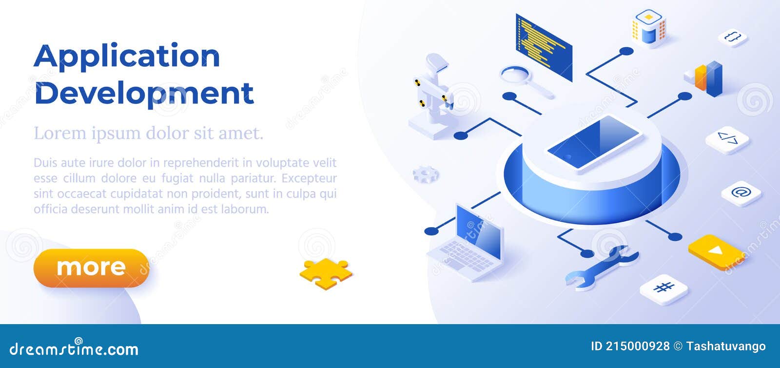 APPLICATION DEVELOPMENT - Banner Layout Template for Website and Mobile ...